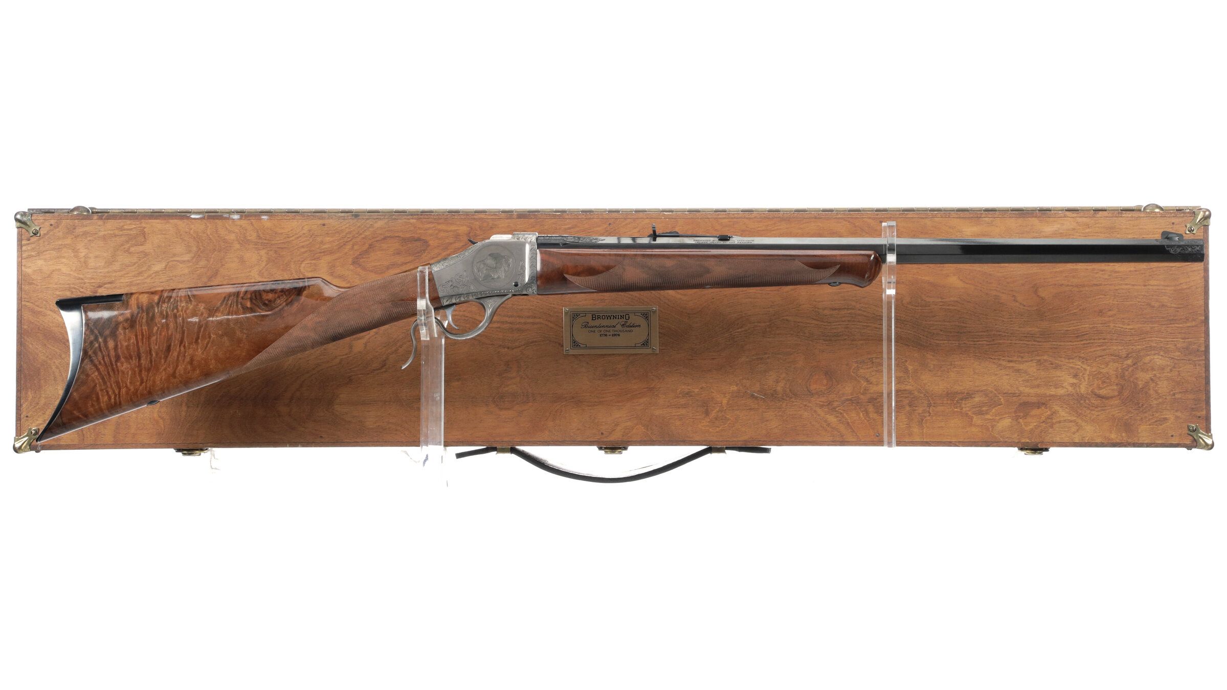 Factory Engraved Browning B-78 Bicentennial Rifle with Case | Rock ...