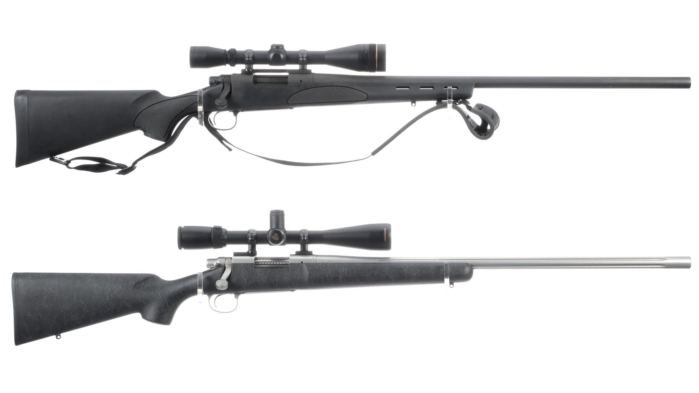 Two Remington Model 700 Bolt Action Rifles with Scopes | Rock Island ...