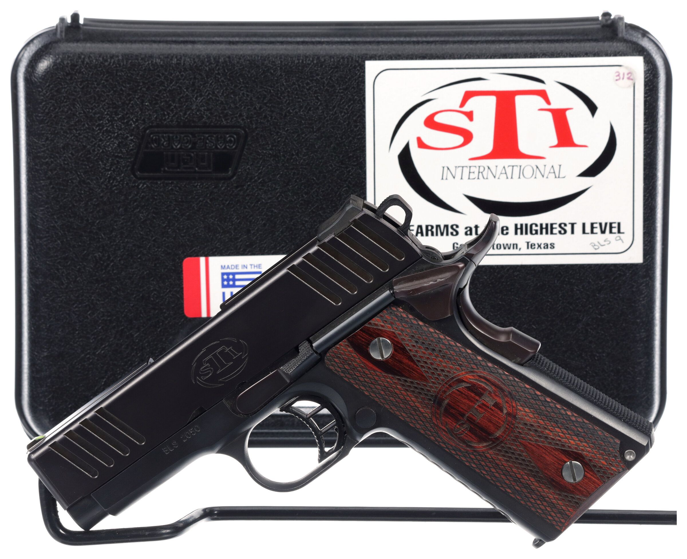 STI International BLS-9 Semi-Automatic Pistol with Case | Rock Island ...
