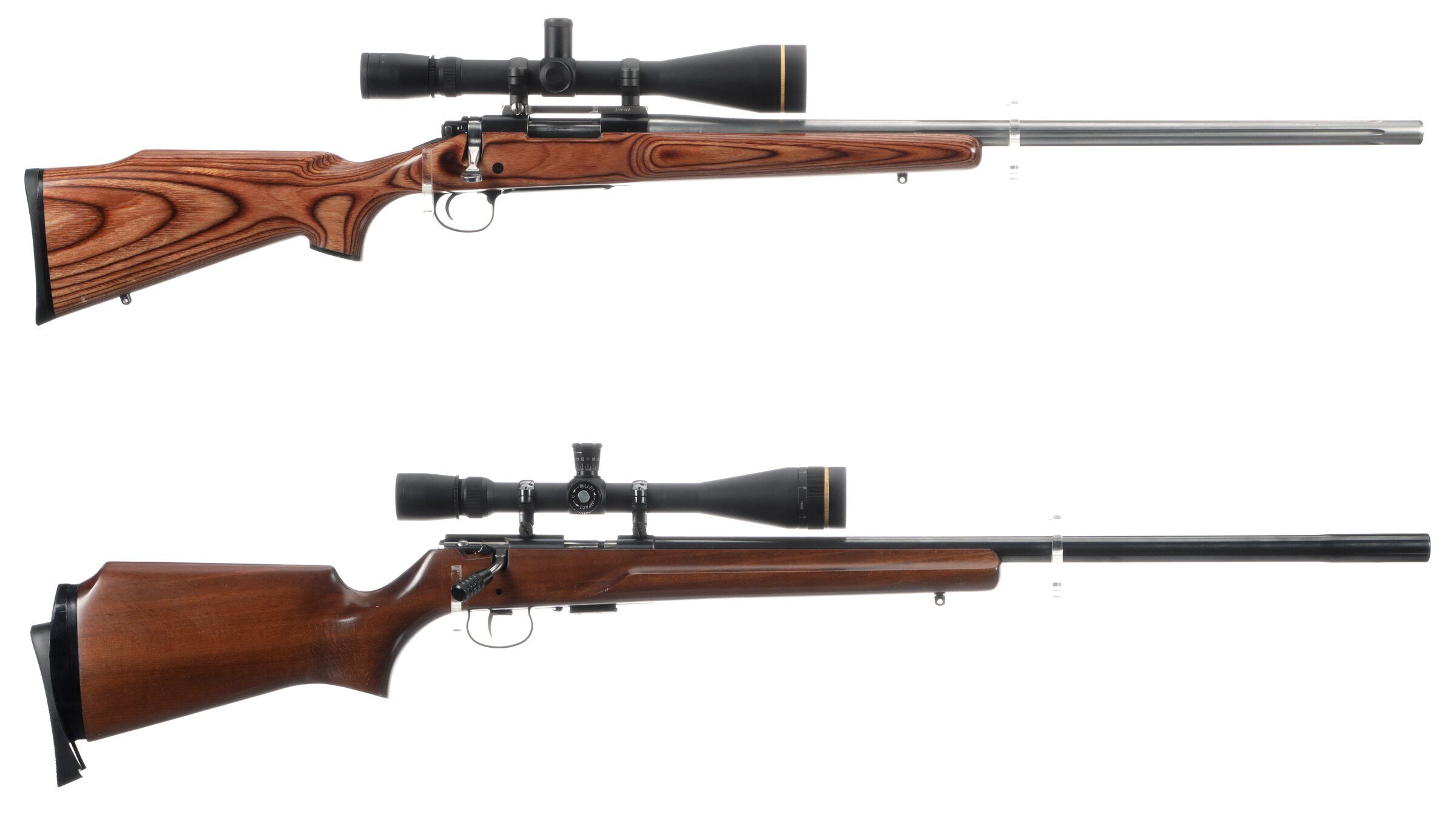 Two Bolt Action Rifles with Scopes | Rock Island Auction