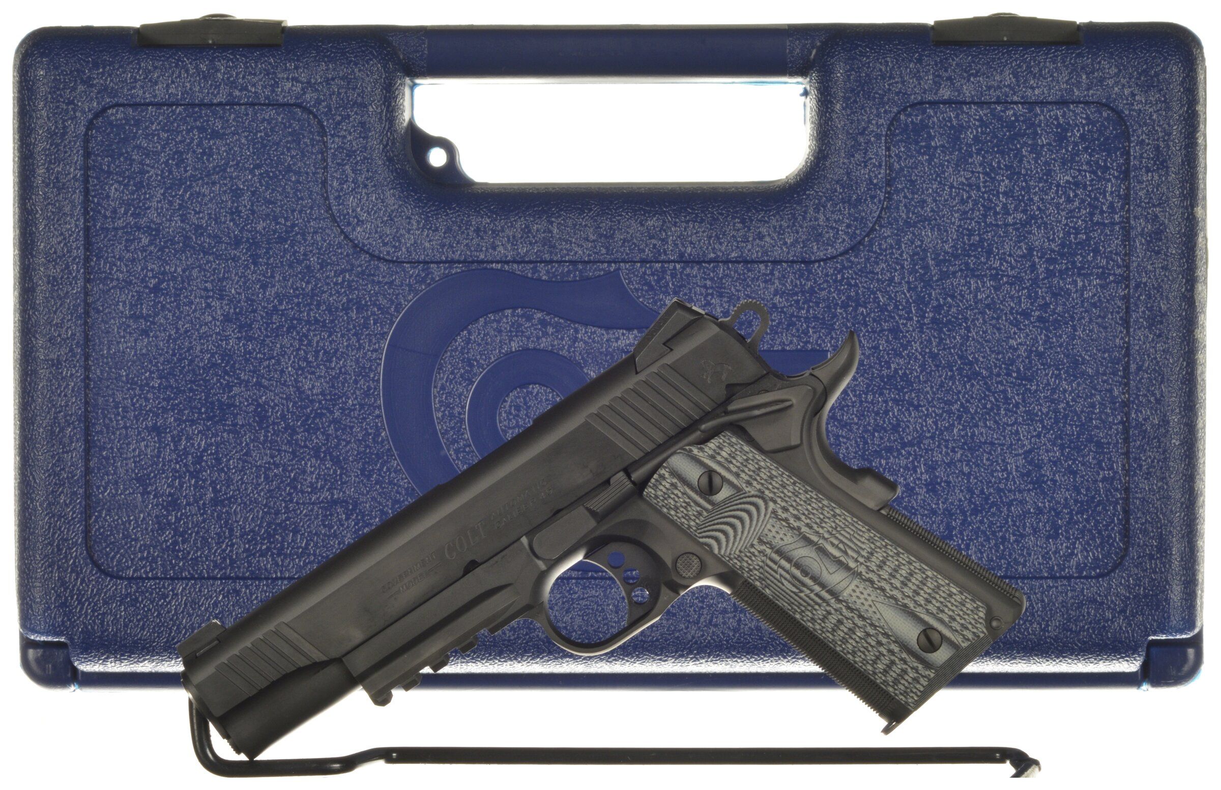 Colt Government Model Combat Unit Rail Gun Pistol | Rock Island Auction