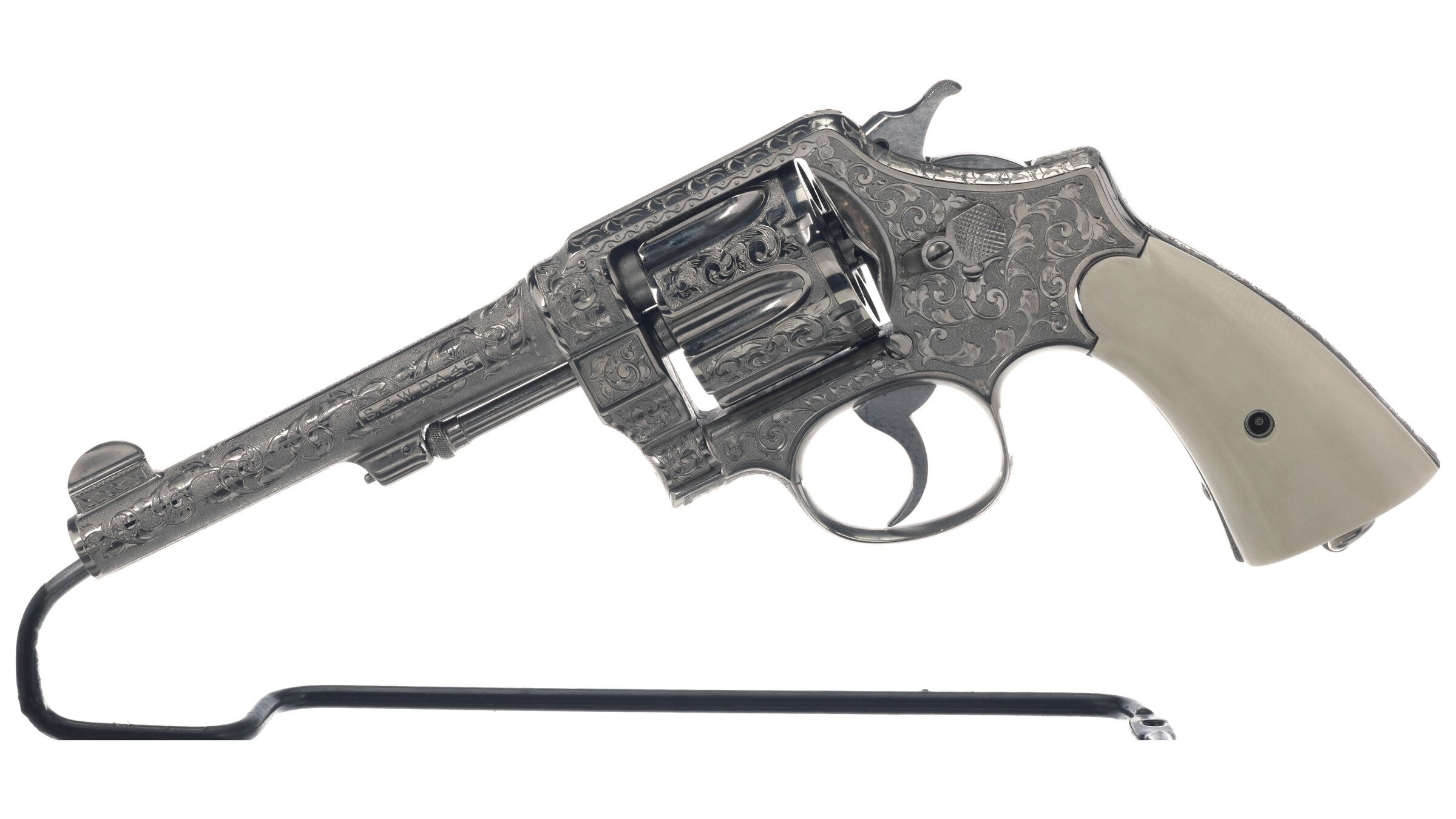 Engraved Smith & Wesson Model 1917 Double Action Revolver | Rock Island Auction