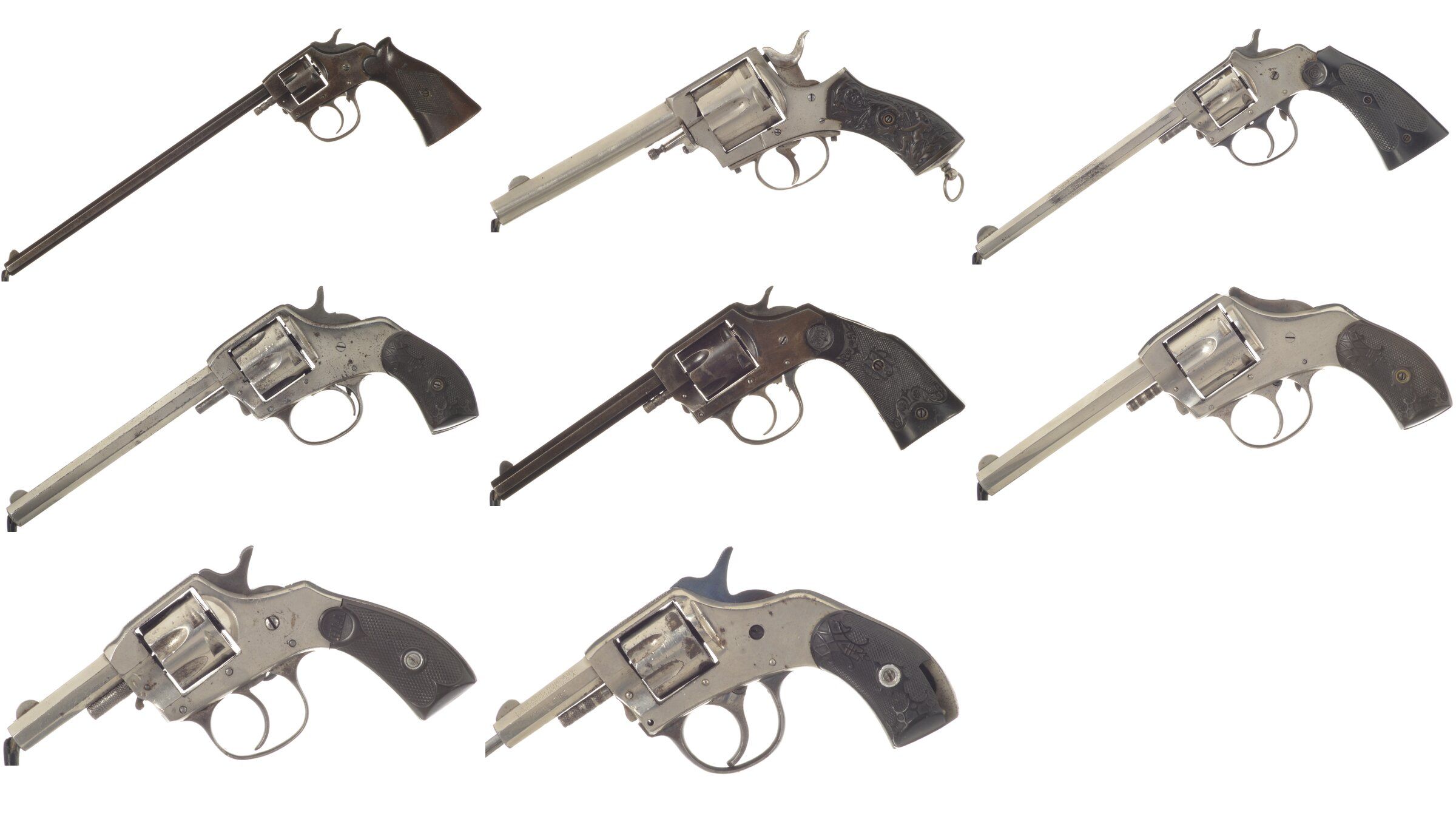 Nine Double Action Revolvers | Rock Island Auction