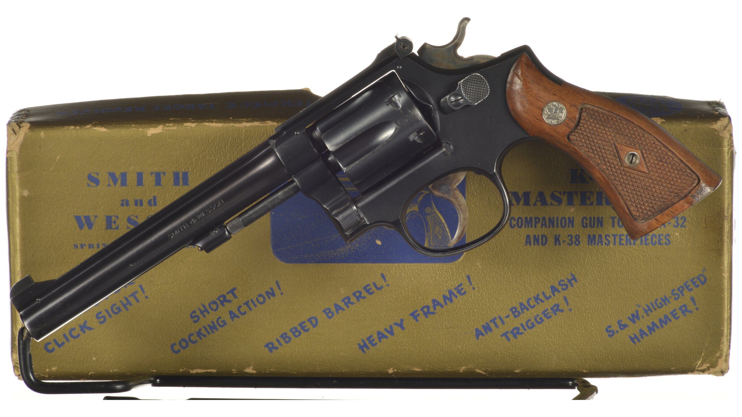 Smith & Wesson K-22 Target Masterpiece Pre-Model 17 Revolver | Rock ...