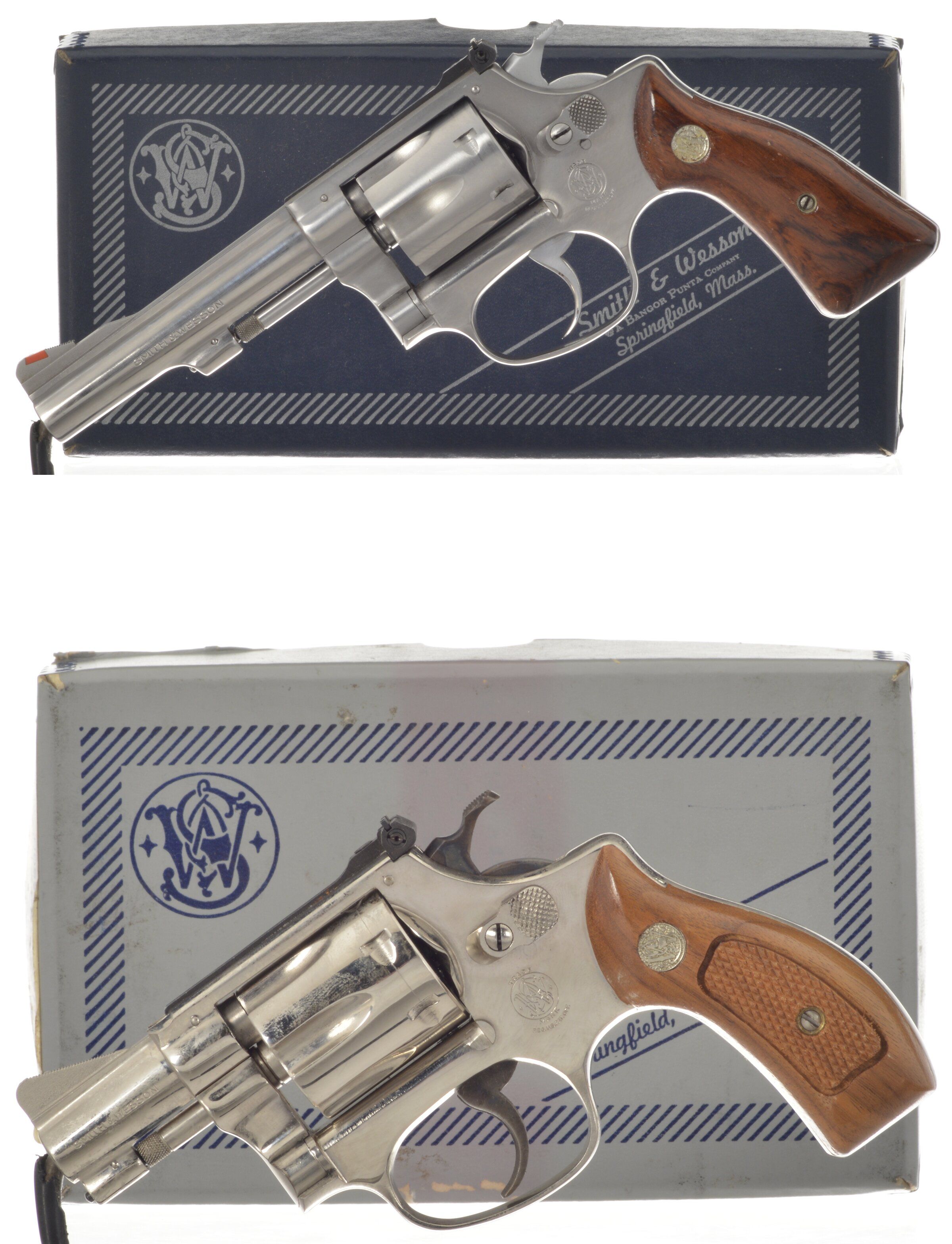 Two Smith & Wesson Double Action Revolvers with Boxes | Rock Island Auction