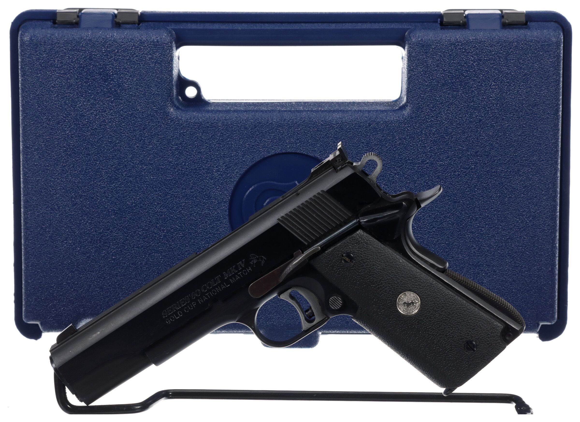 Colt MK IV Series 80 Gold Cup National Match Pistol with Case | Rock Island Auction