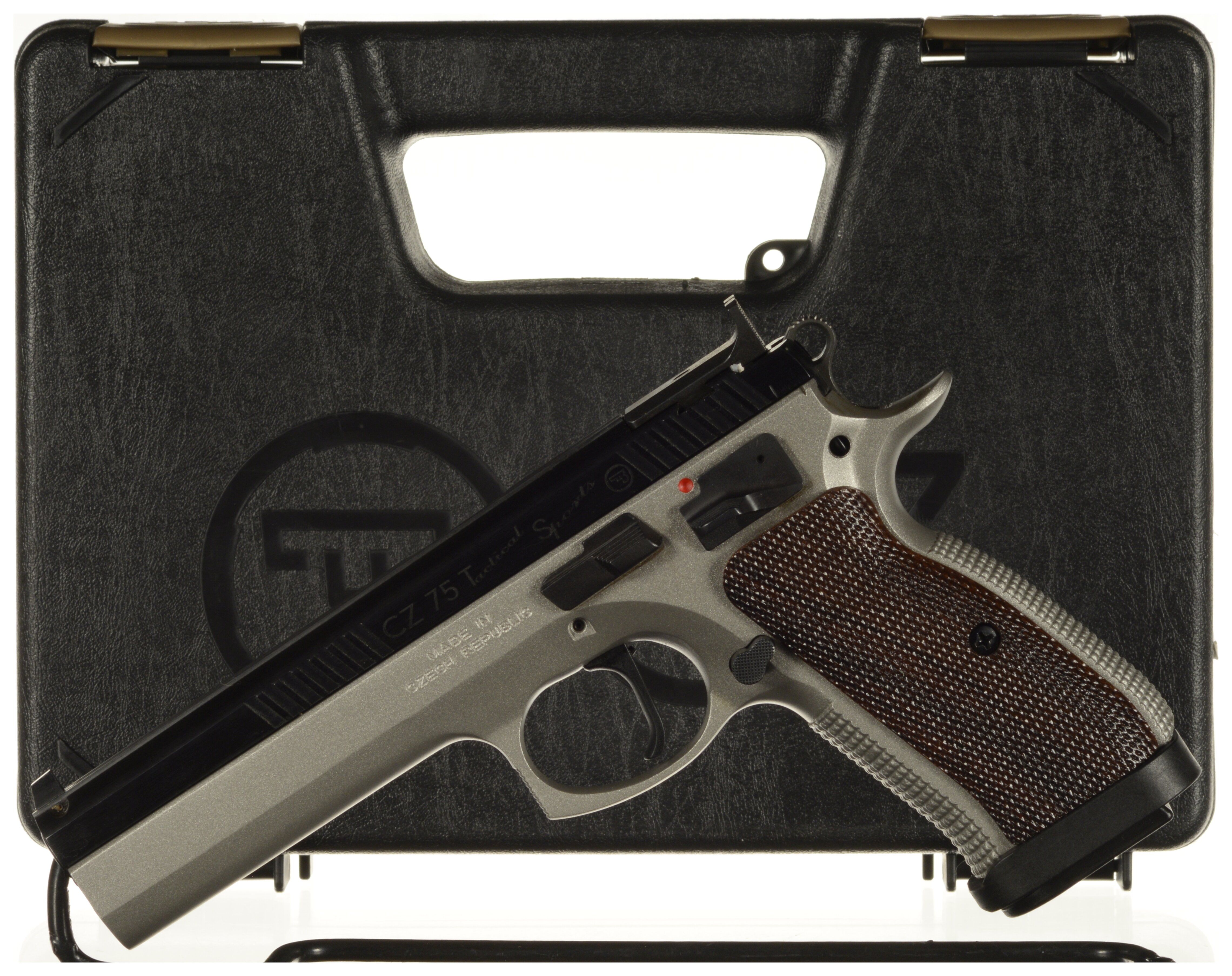 CZ Model 75 Tactical Sports Semi-Automatic Pistol with Case | Rock ...