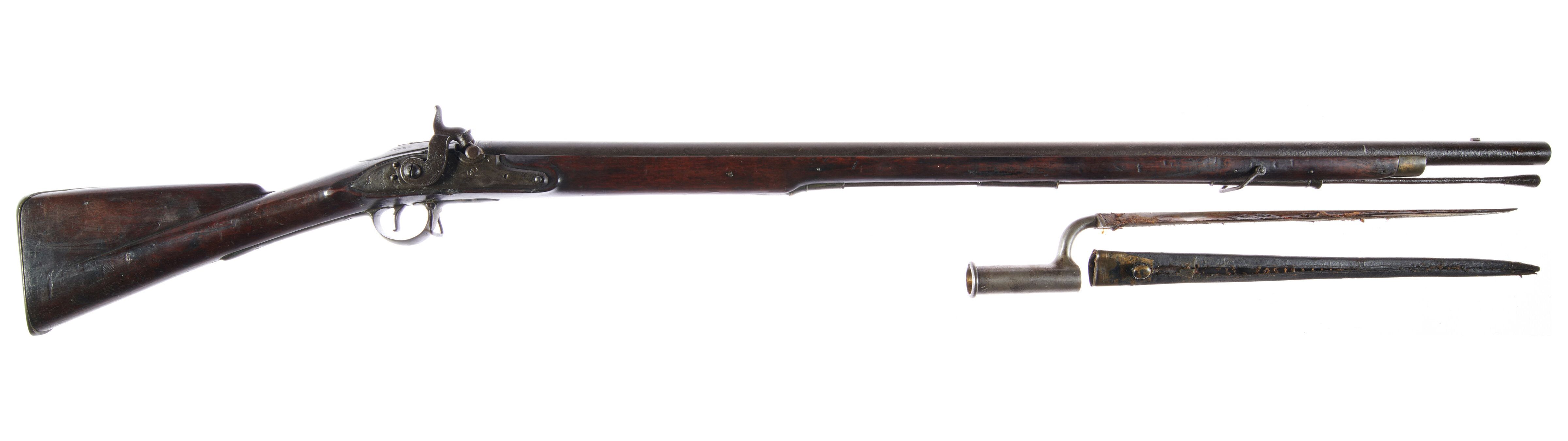 "SNY" "US" Surcharged British India Pattern Brown Bess Musket | Rock ...