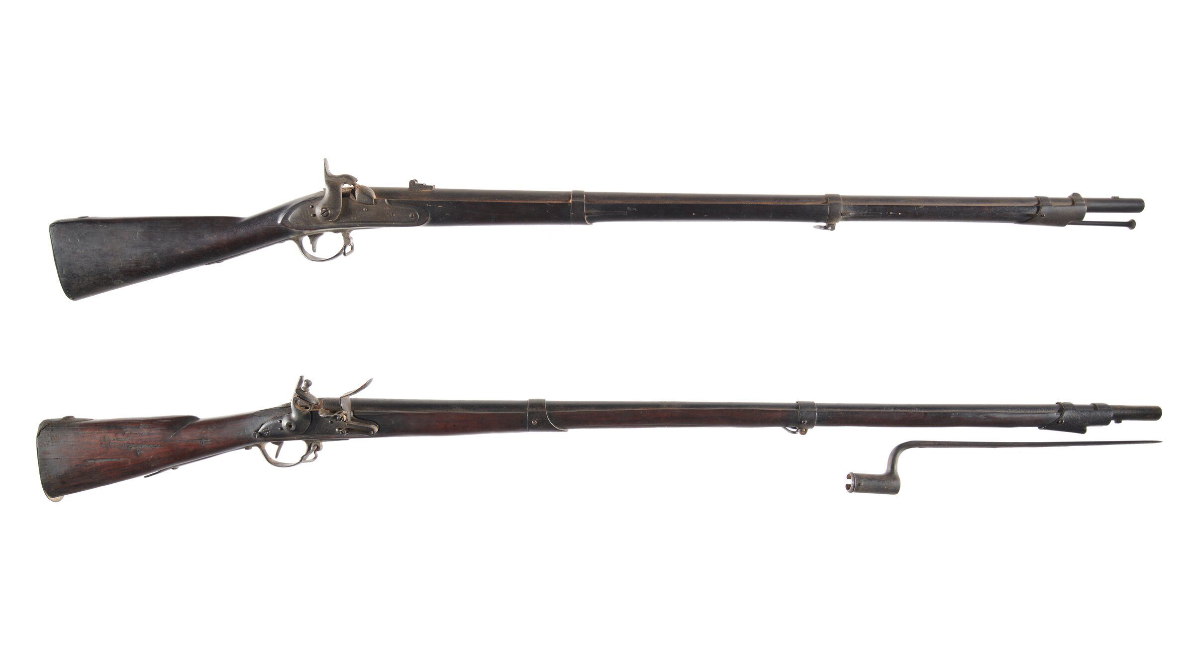 Two Muzzle Loading Military Muskets | Rock Island Auction