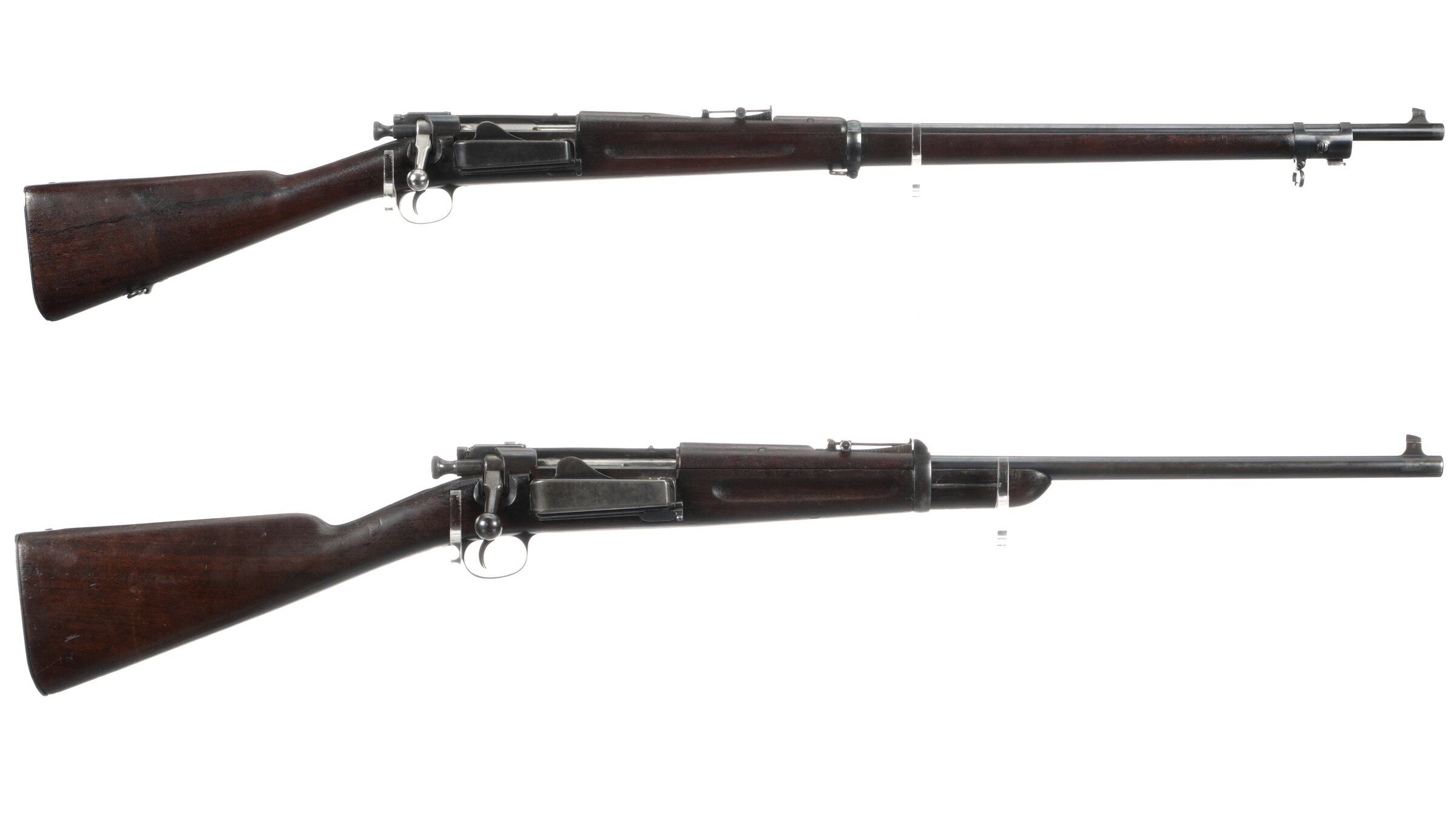 Two U.S. Springfield Armory Krag-Jorgensen Bolt Action Rifles | Rock ...