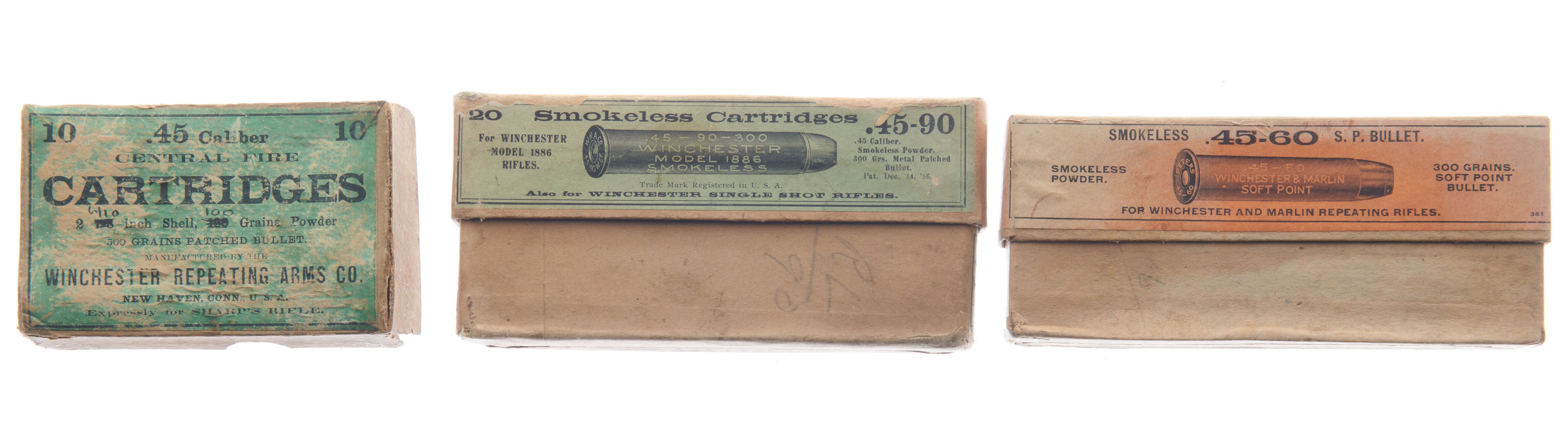 Three Vintage Boxes of Ammunition | Rock Island Auction