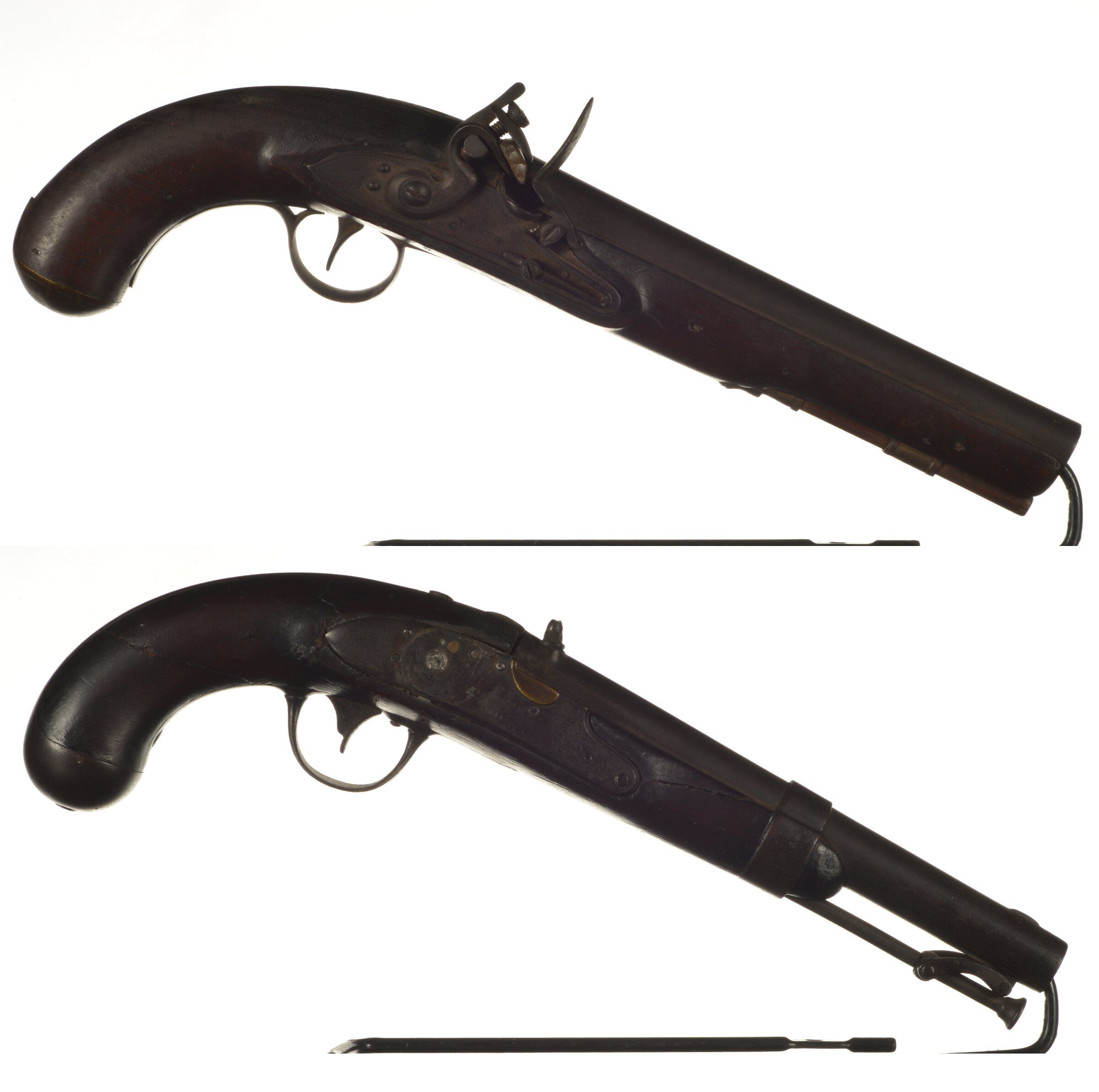 Two Antique Muzzleloading Pistols | Rock Island Auction