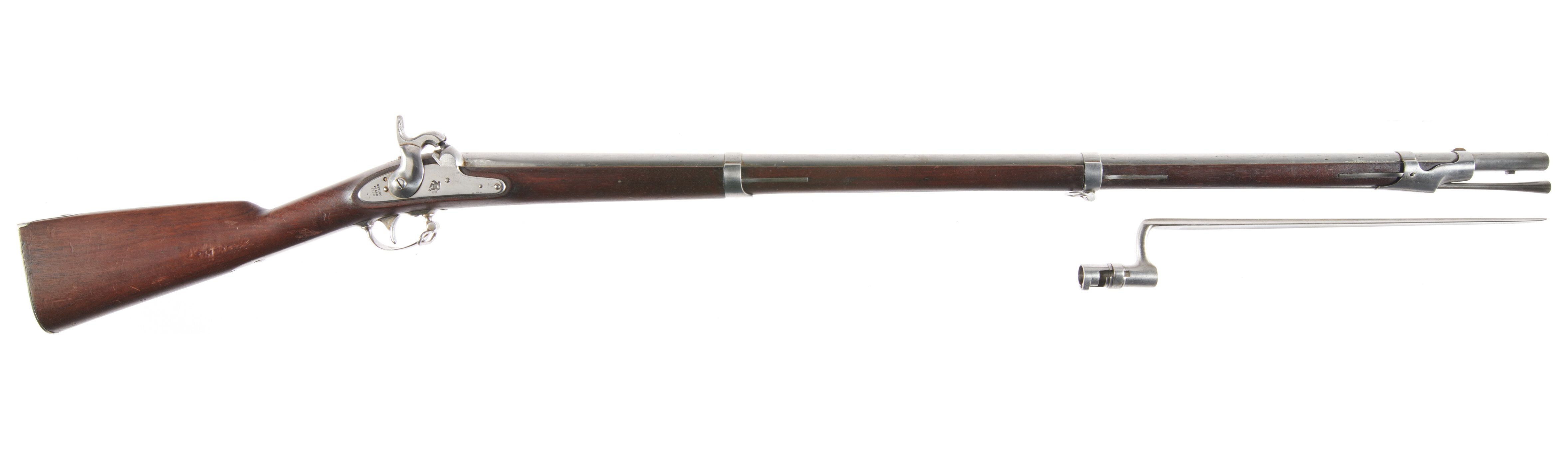 U.S. Springfield Model 1851 Cadet Percussion Musket with Bayonet | Rock ...
