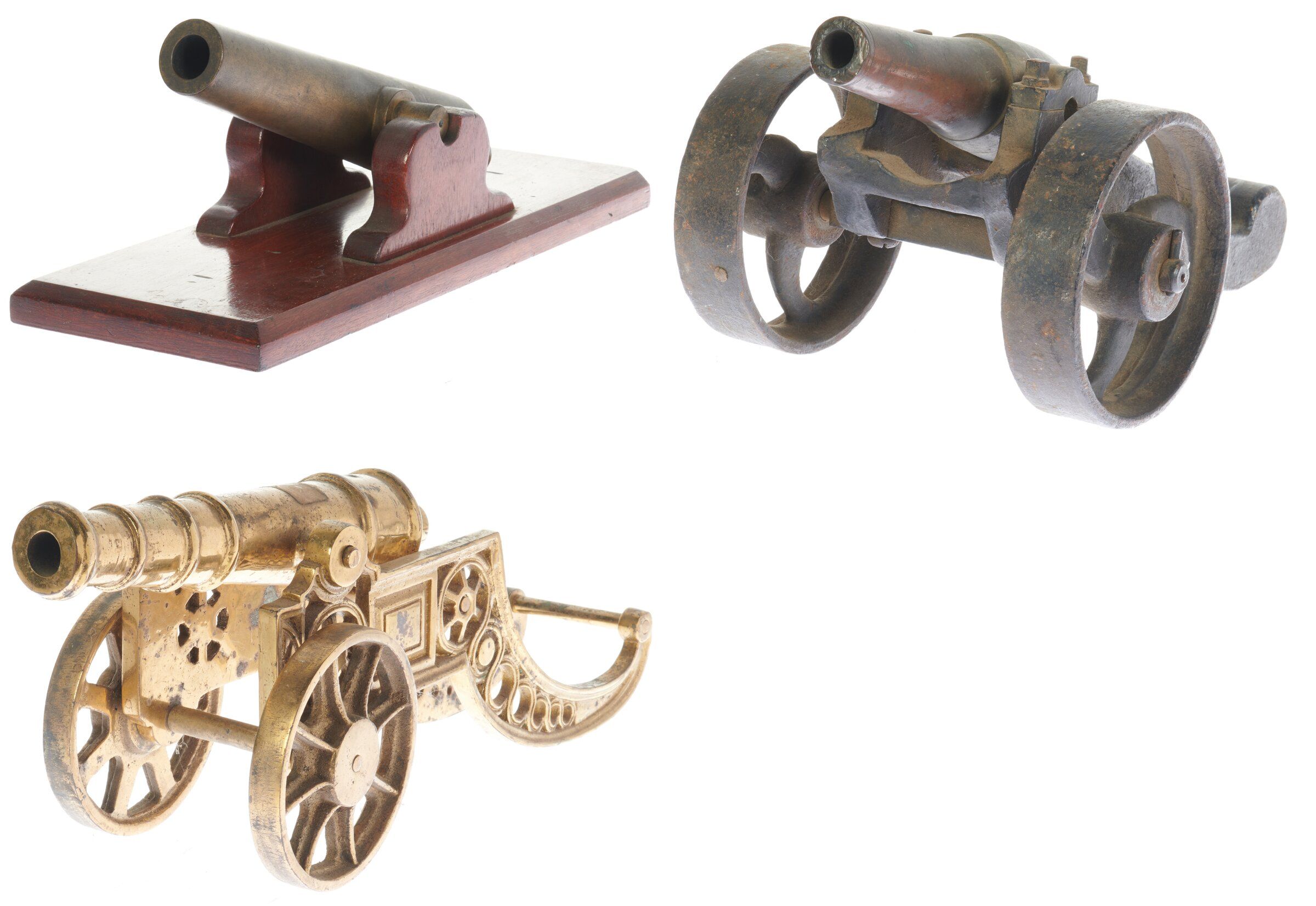 Three Small Cannons | Rock Island Auction