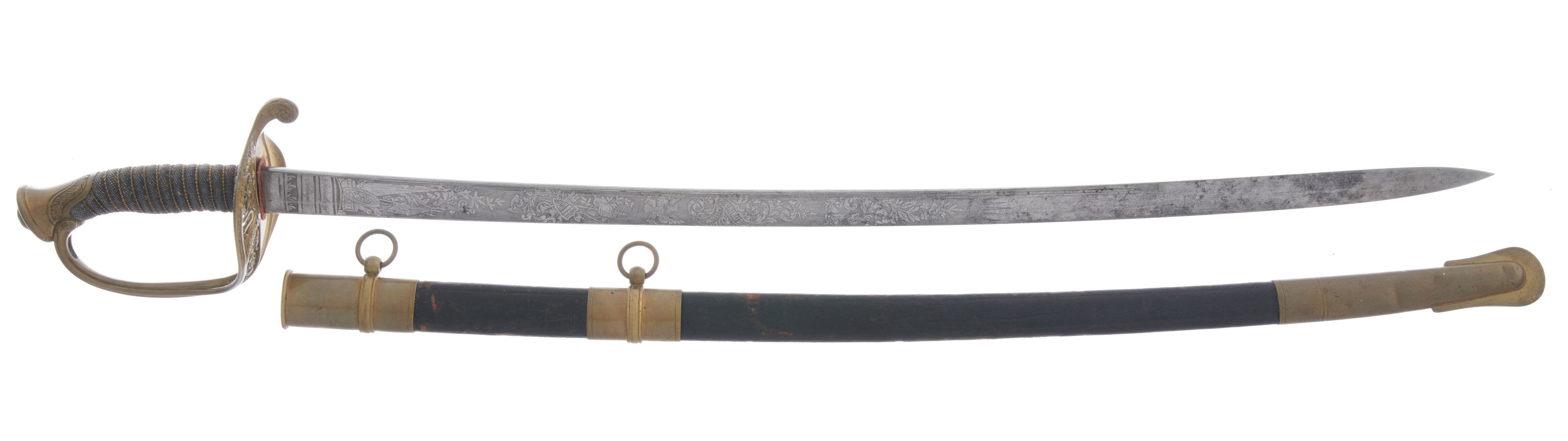 Hoerster U.S. Staff and Field Officer Sword with Scabbard | Rock Island ...