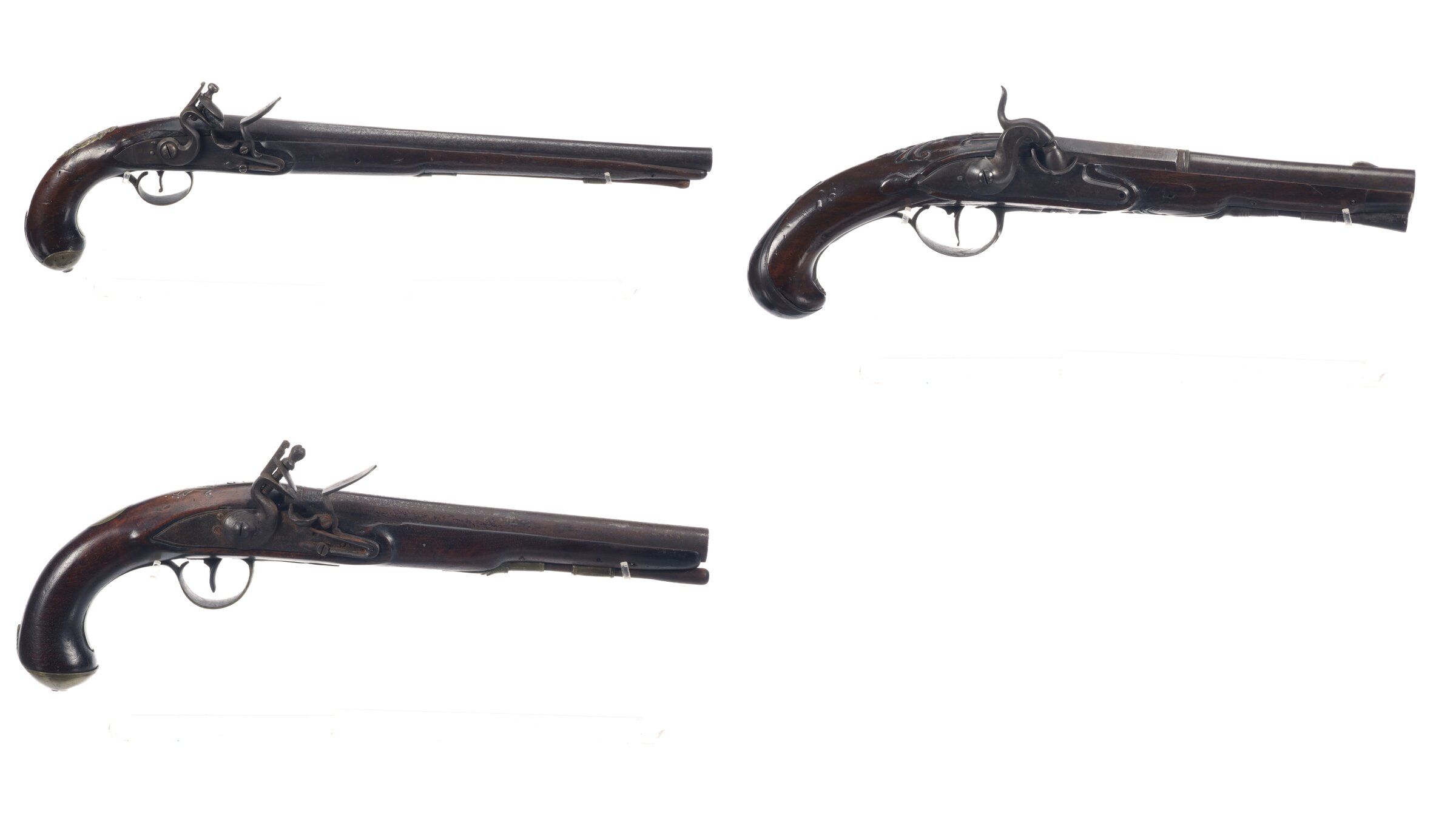 Three Antique Muzzleloading Pistols | Rock Island Auction