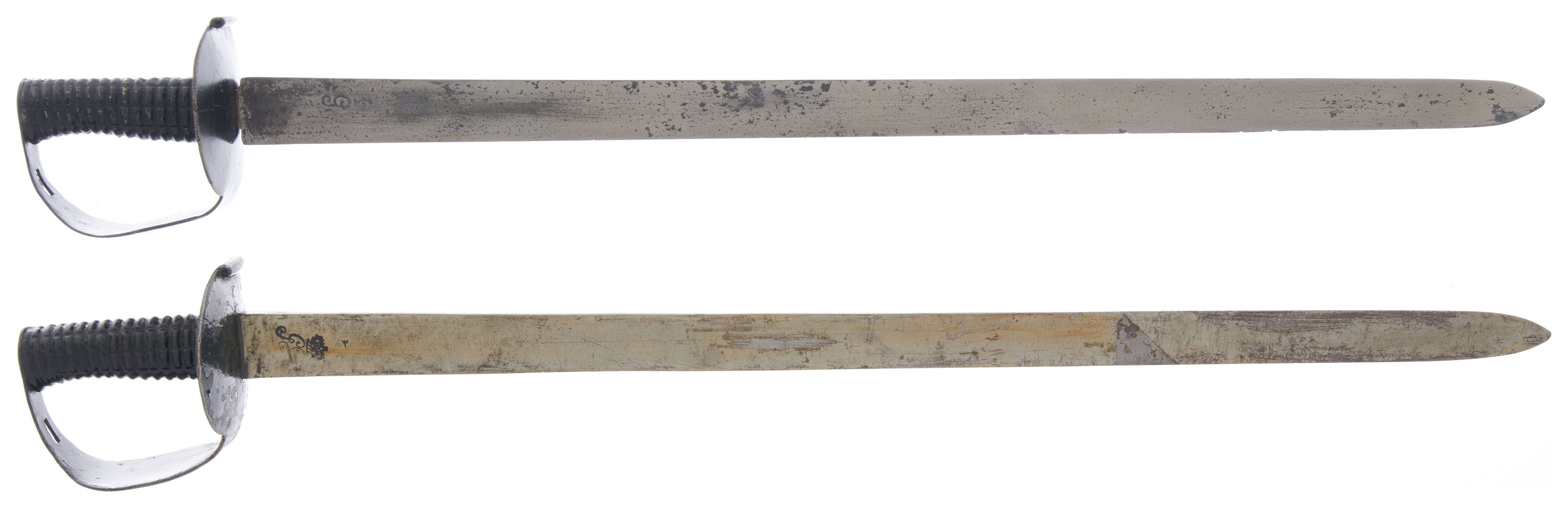 Two English Naval Cutlasses | Rock Island Auction