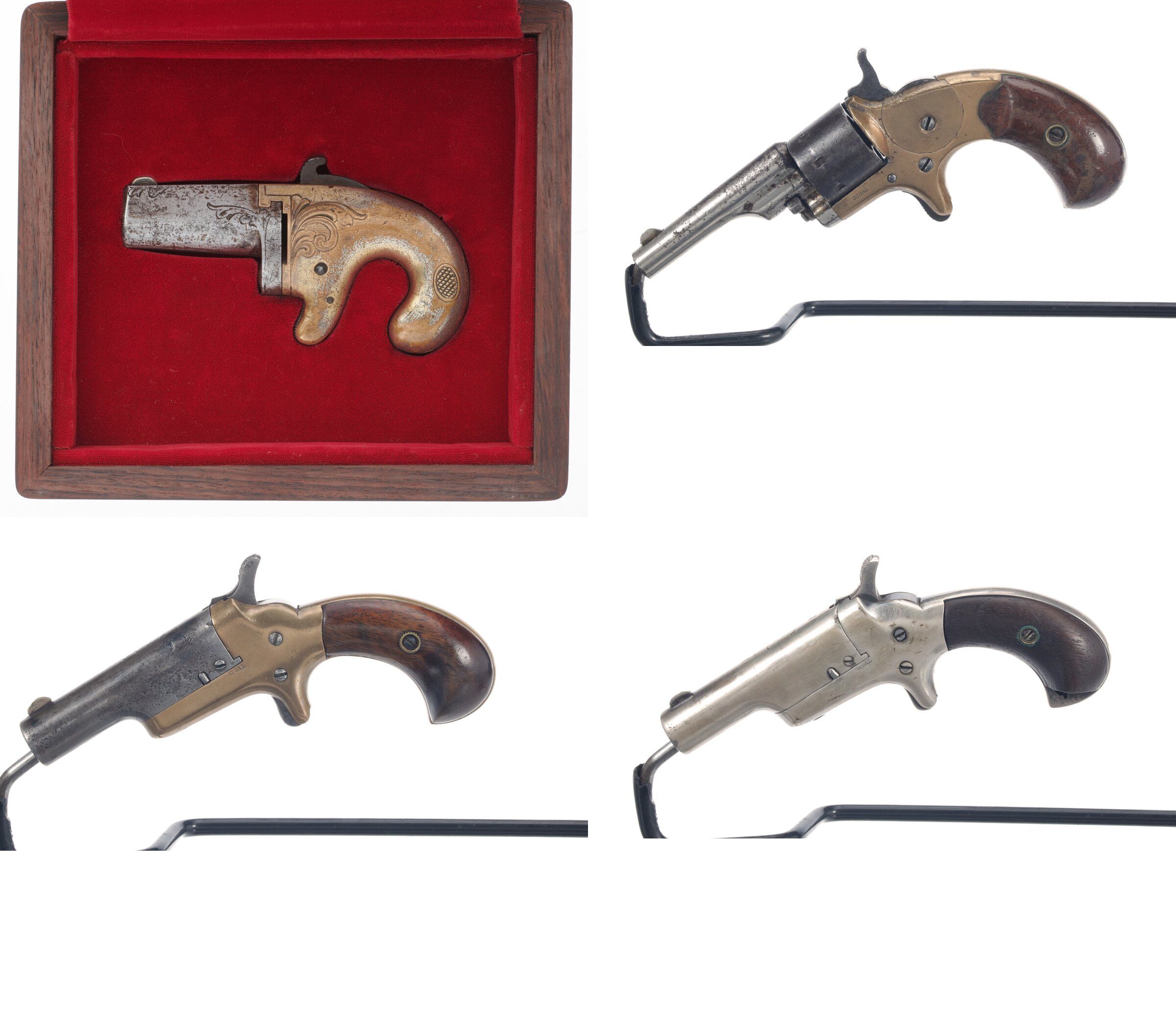 Four American Spur Trigger Pocket Hand Guns | Rock Island Auction