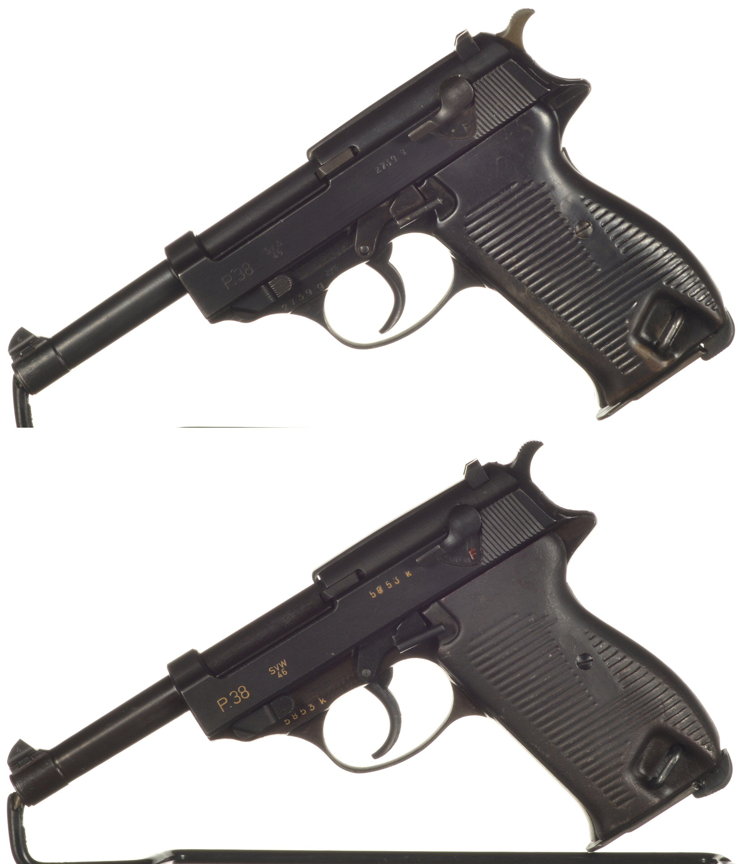 Two World War II Era French Occupation Mauser P.38 Pistols | Rock ...