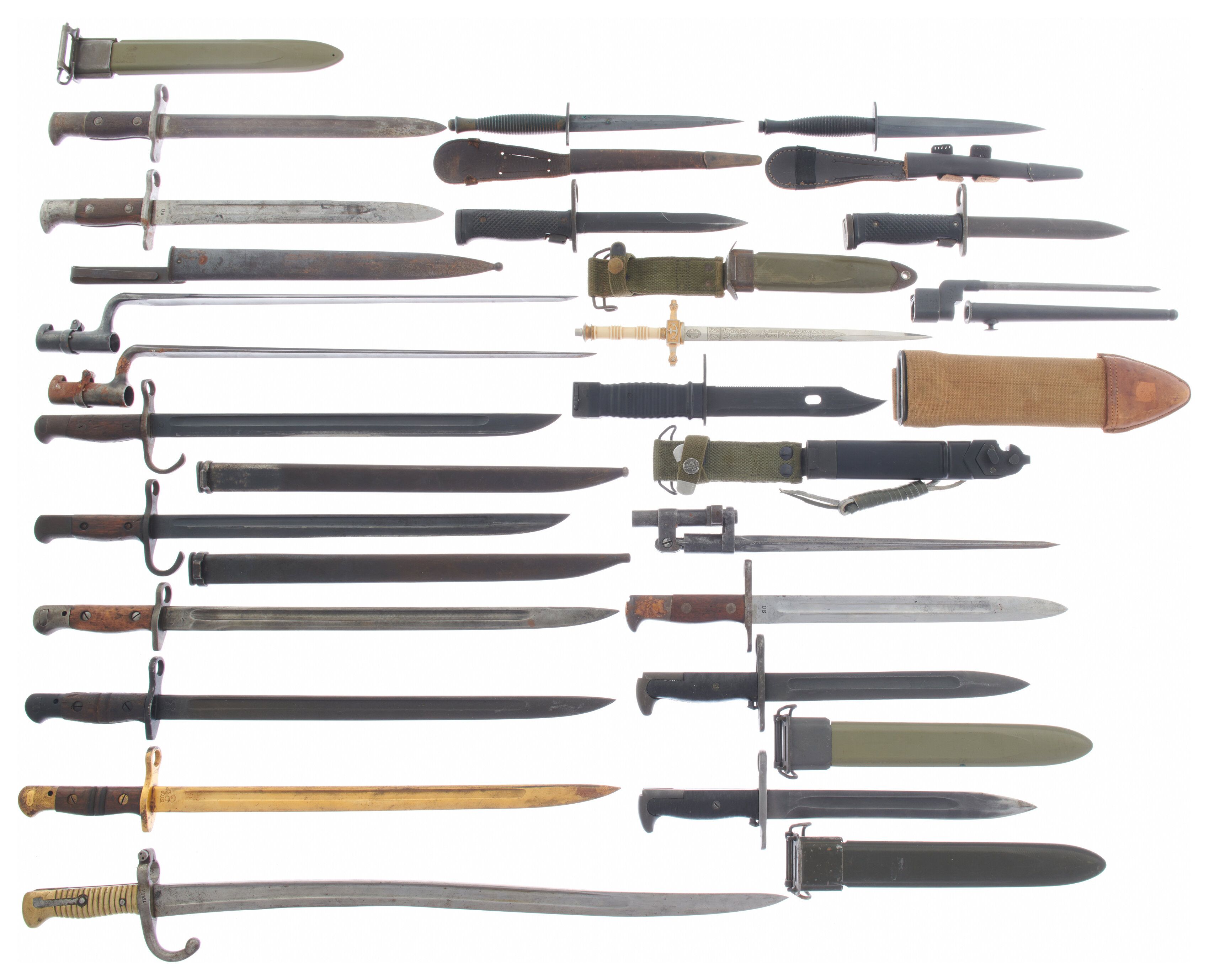 Large Grouping of Edged Weapons | Rock Island Auction