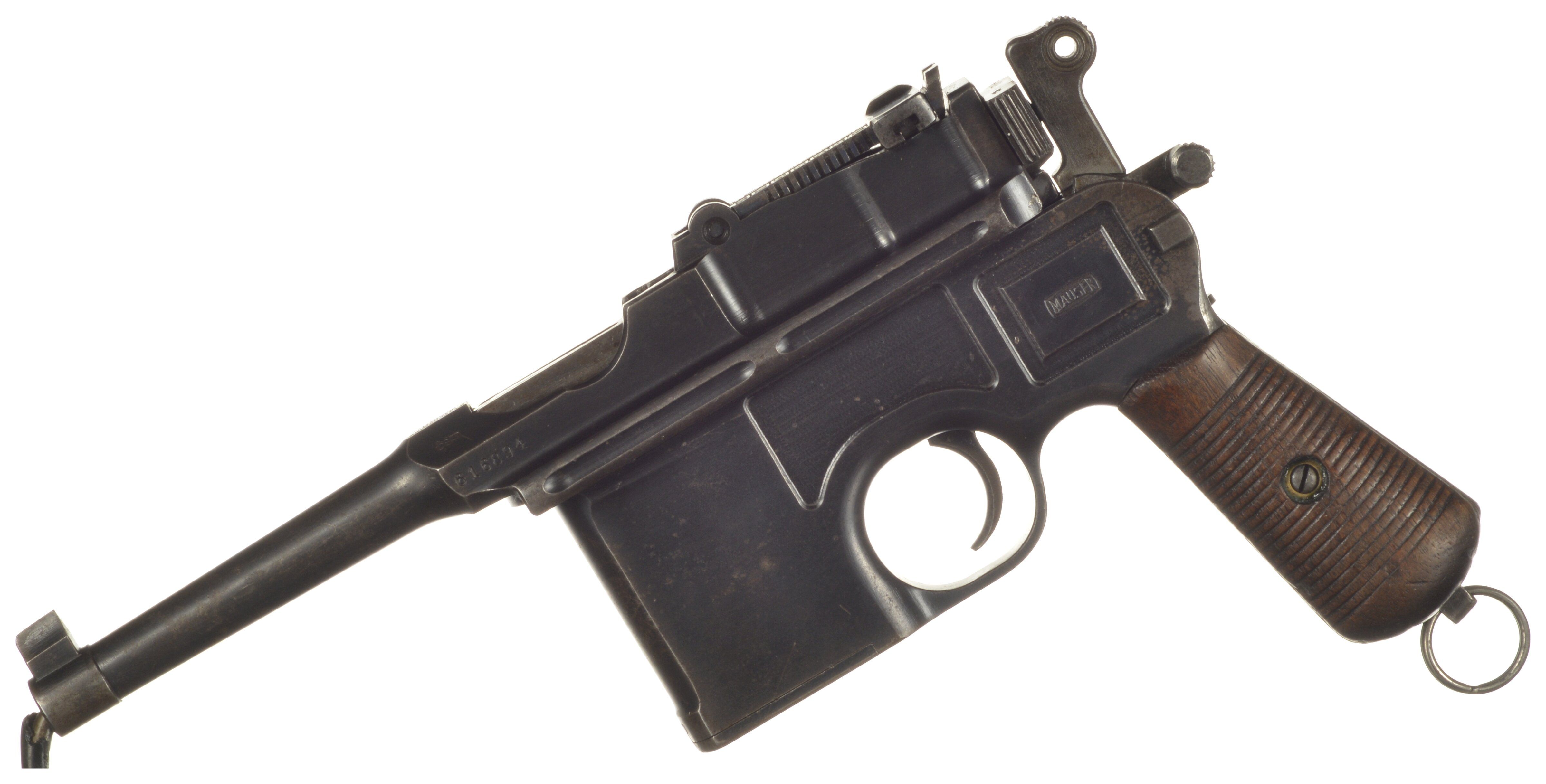German Mauser C96 Bolo Broomhandle Pistol with Holster | Rock Island ...