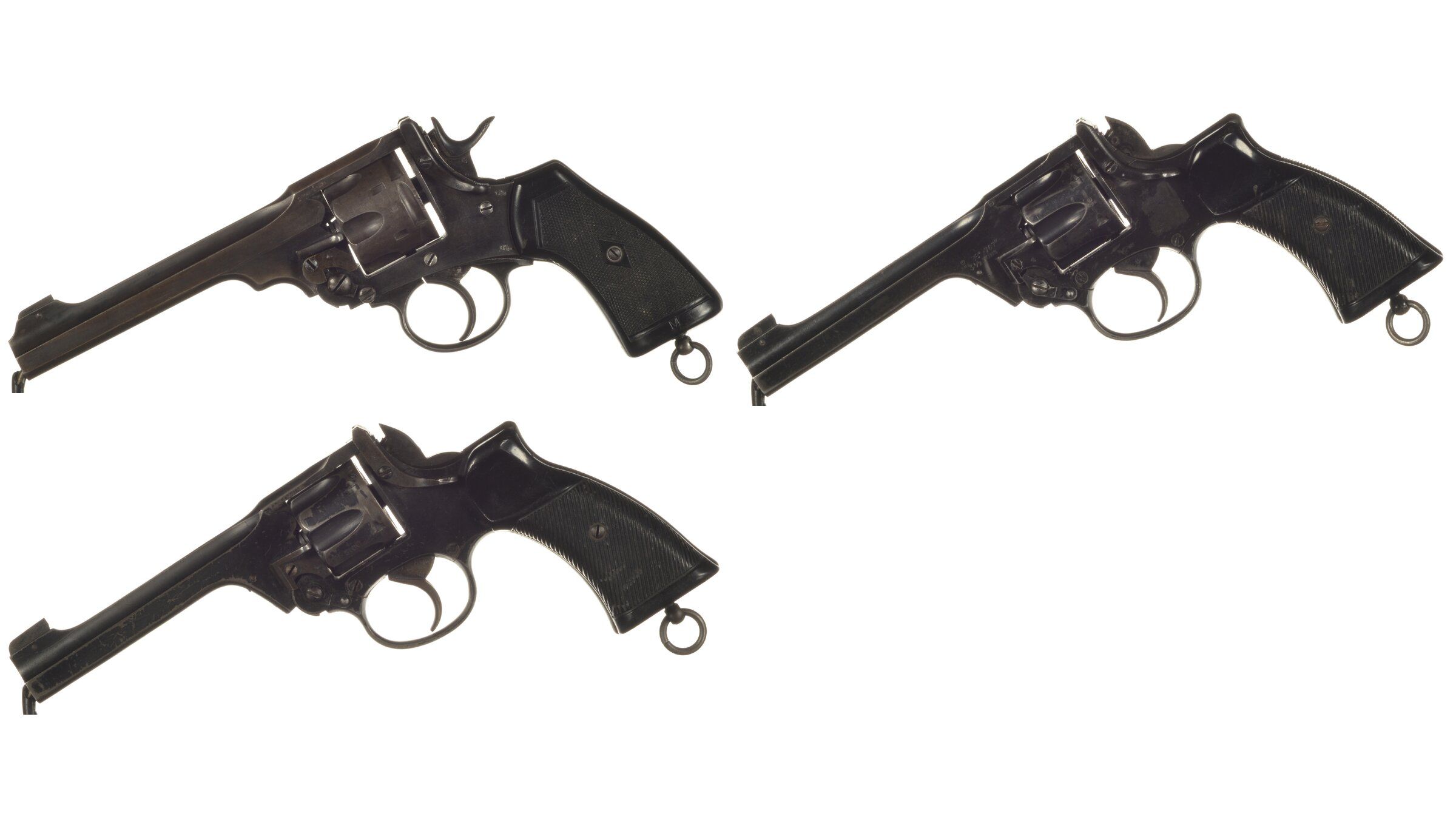 Three British Military Double Action Revolvers | Rock Island Auction