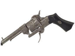 Exceptional Lefaucheux Pinfire Revolving Rifle | Rock Island Auction