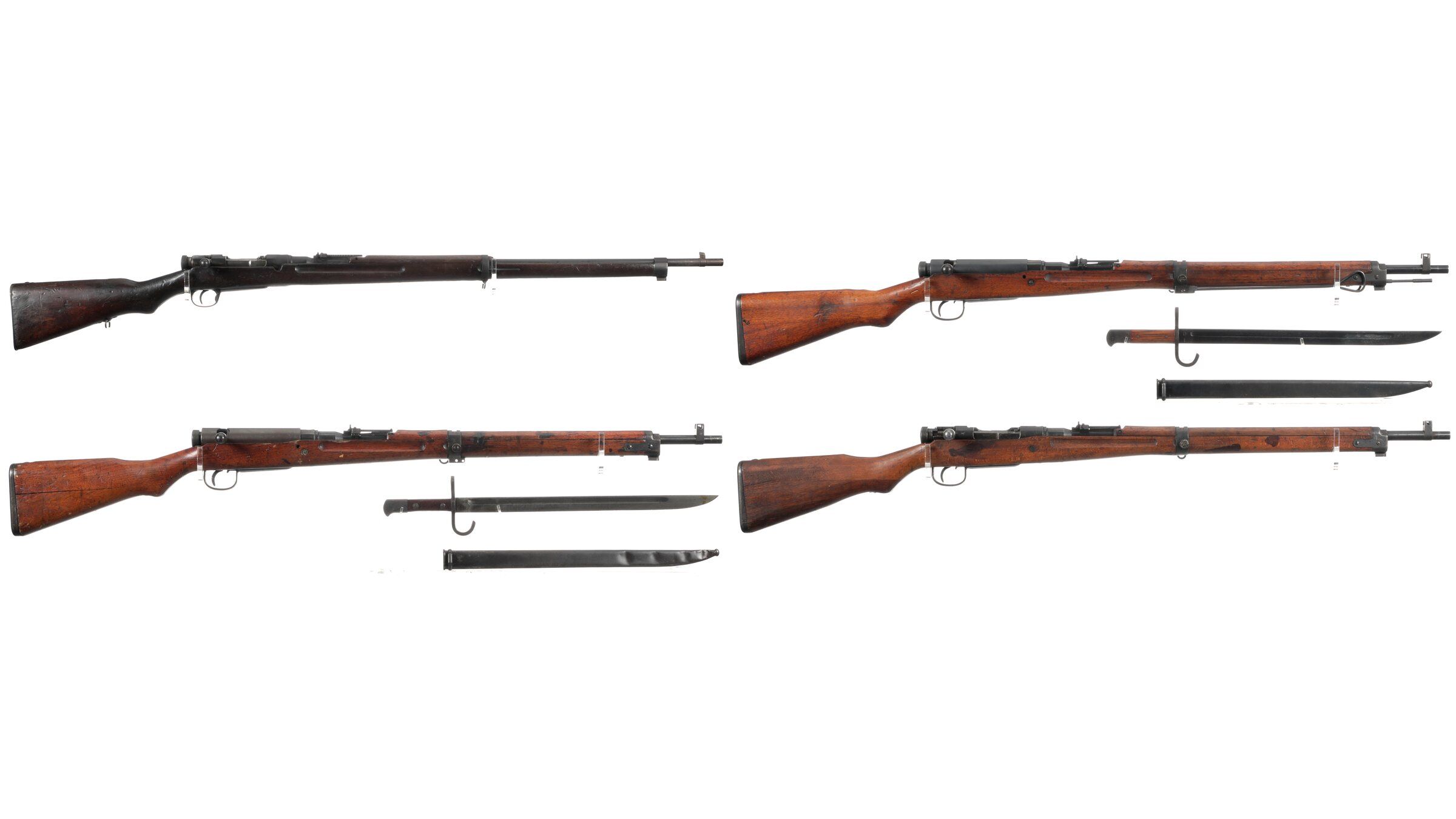 Four Japanese Military Arisaka Bolt Action Rifles | Rock Island Auction