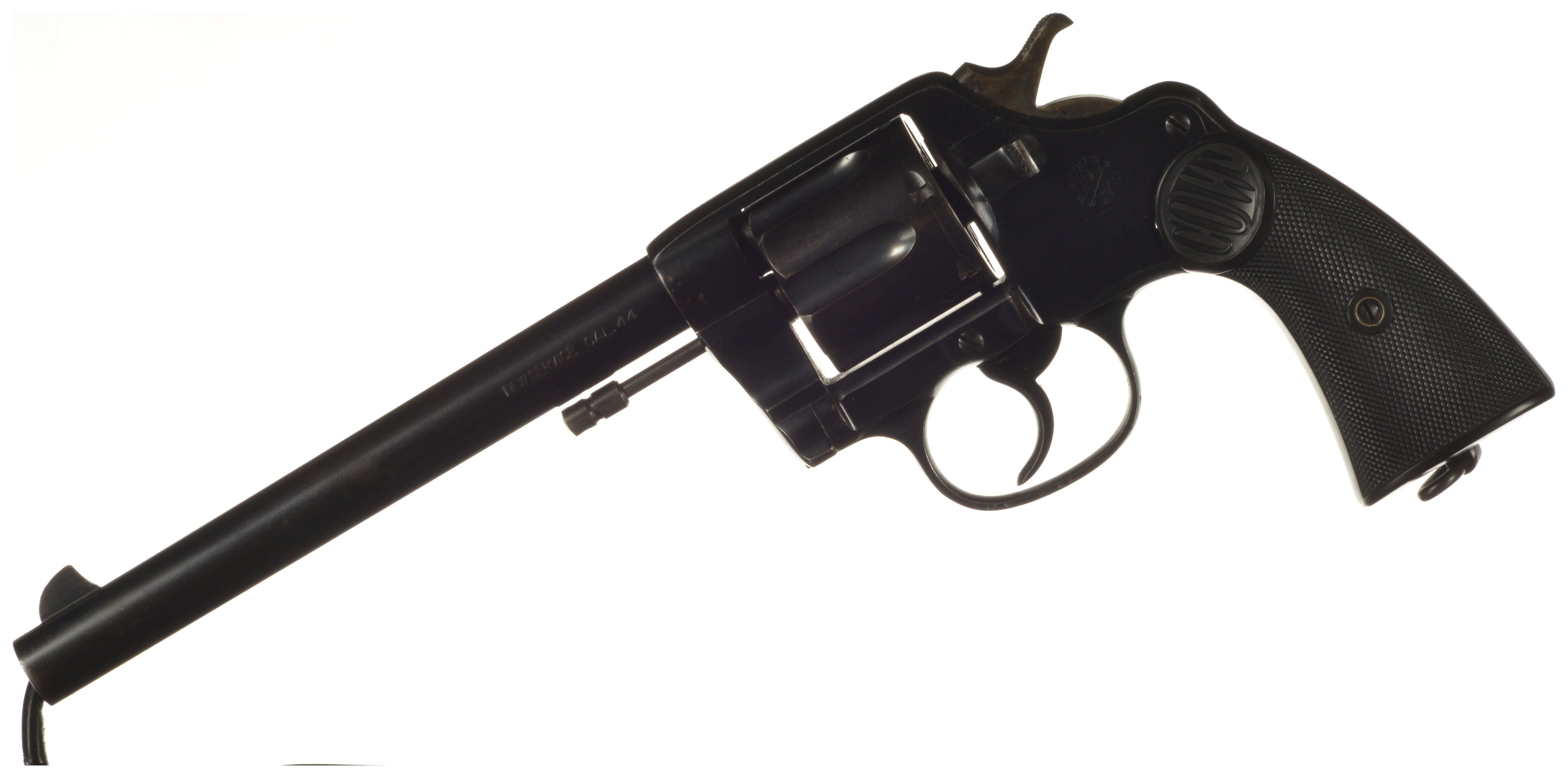 Colt New Service Double Action Revolver with Holster | Rock Island Auction