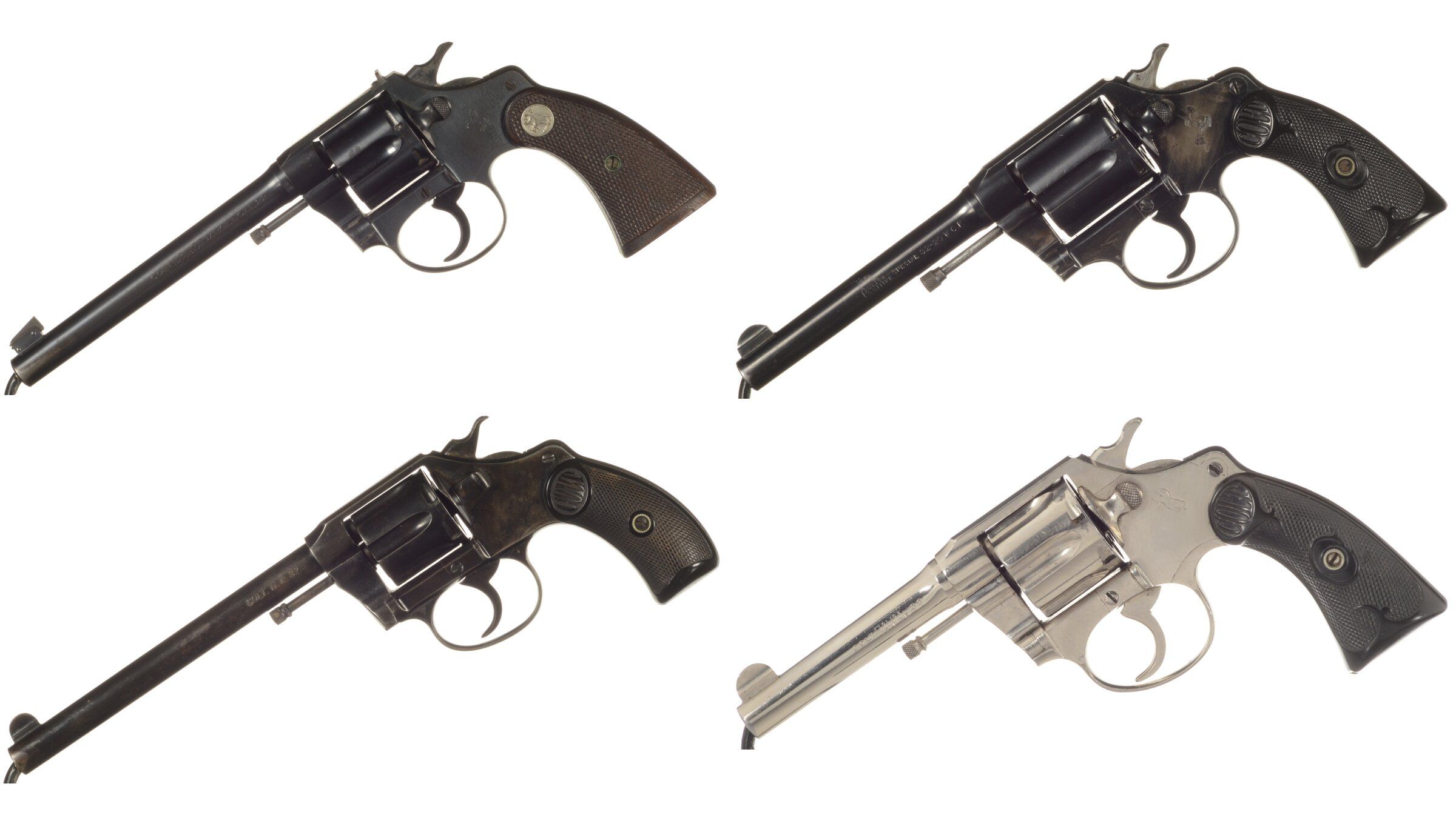 Four Colt Double Action Revolvers | Rock Island Auction