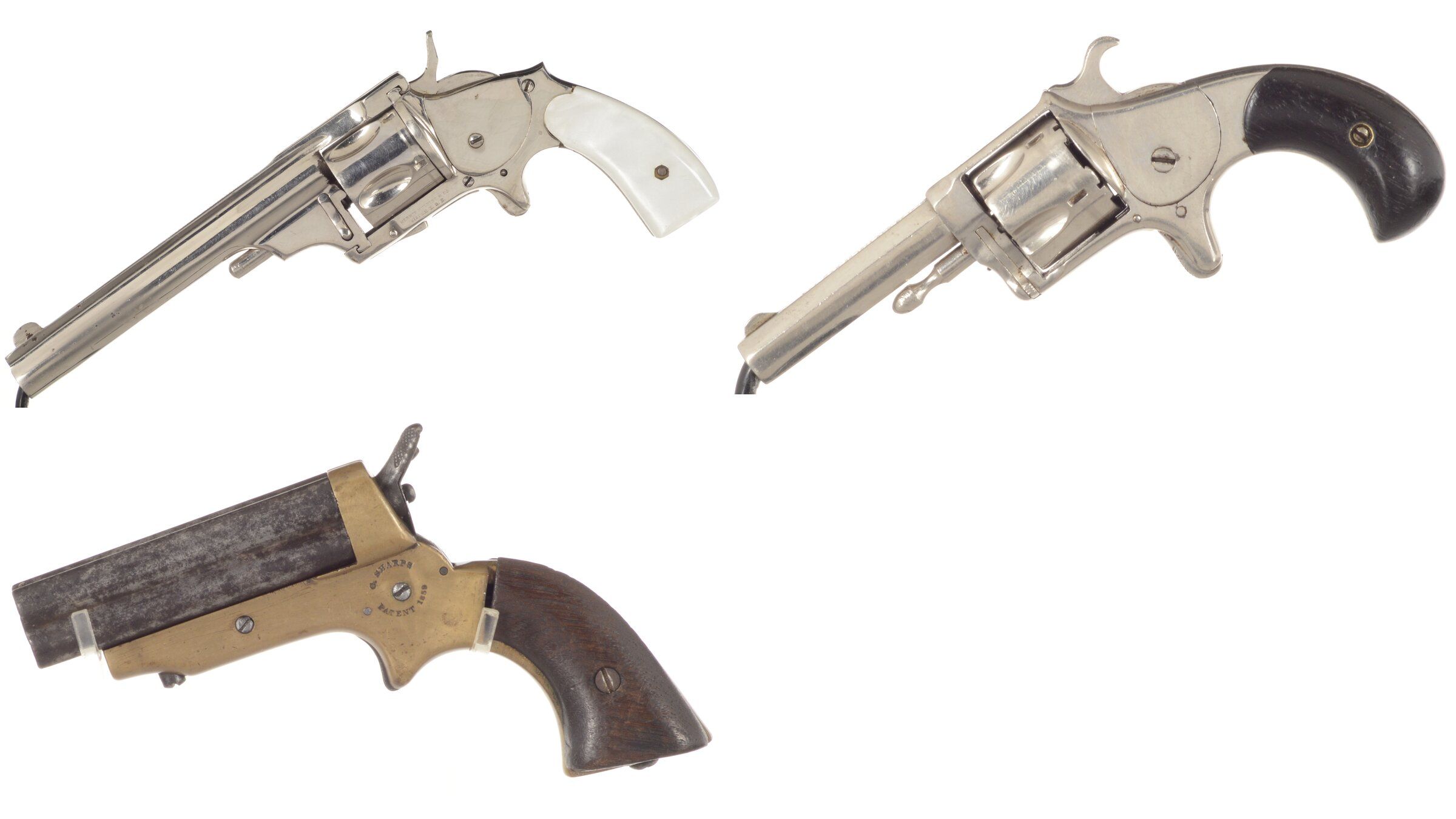 Three Antique American Handguns | Rock Island Auction