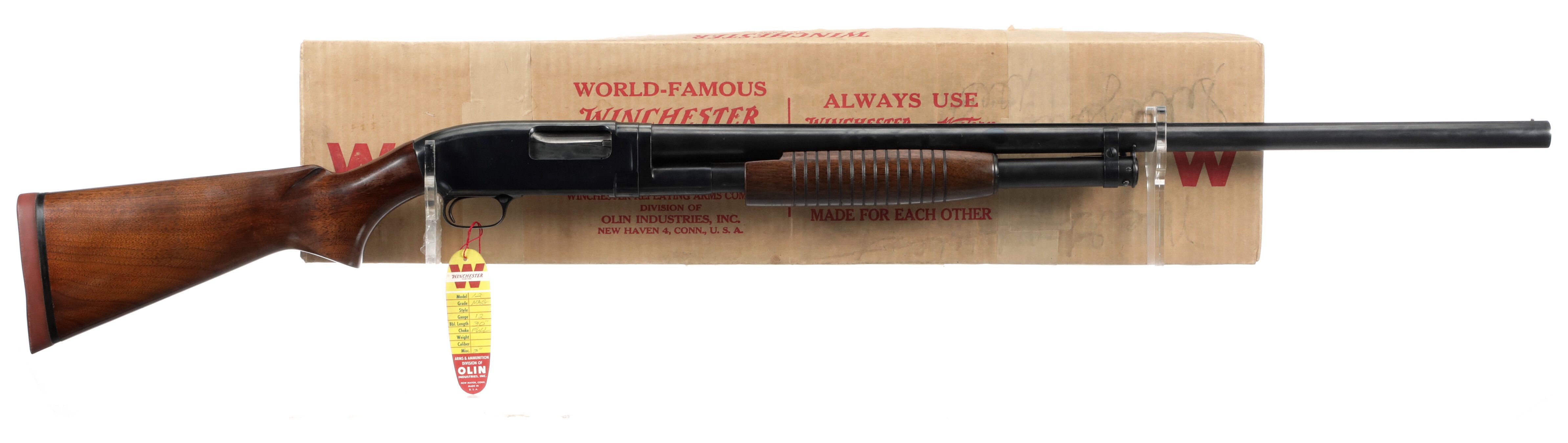 Winchester Model 12 Heavy Duck Shotgun with Solid Rib and Box | Rock ...