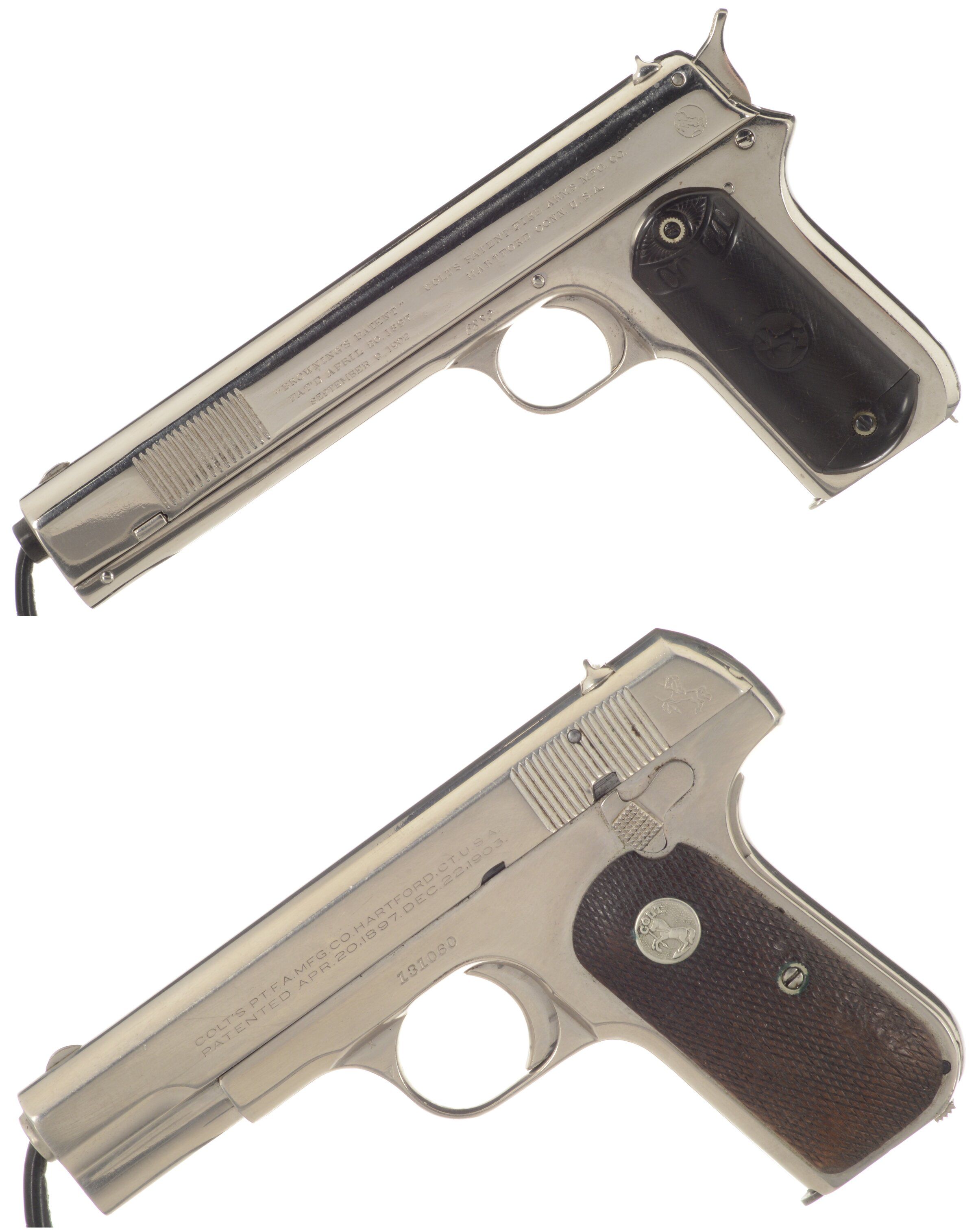 Two Colt Semi-Automatic Pistols | Rock Island Auction
