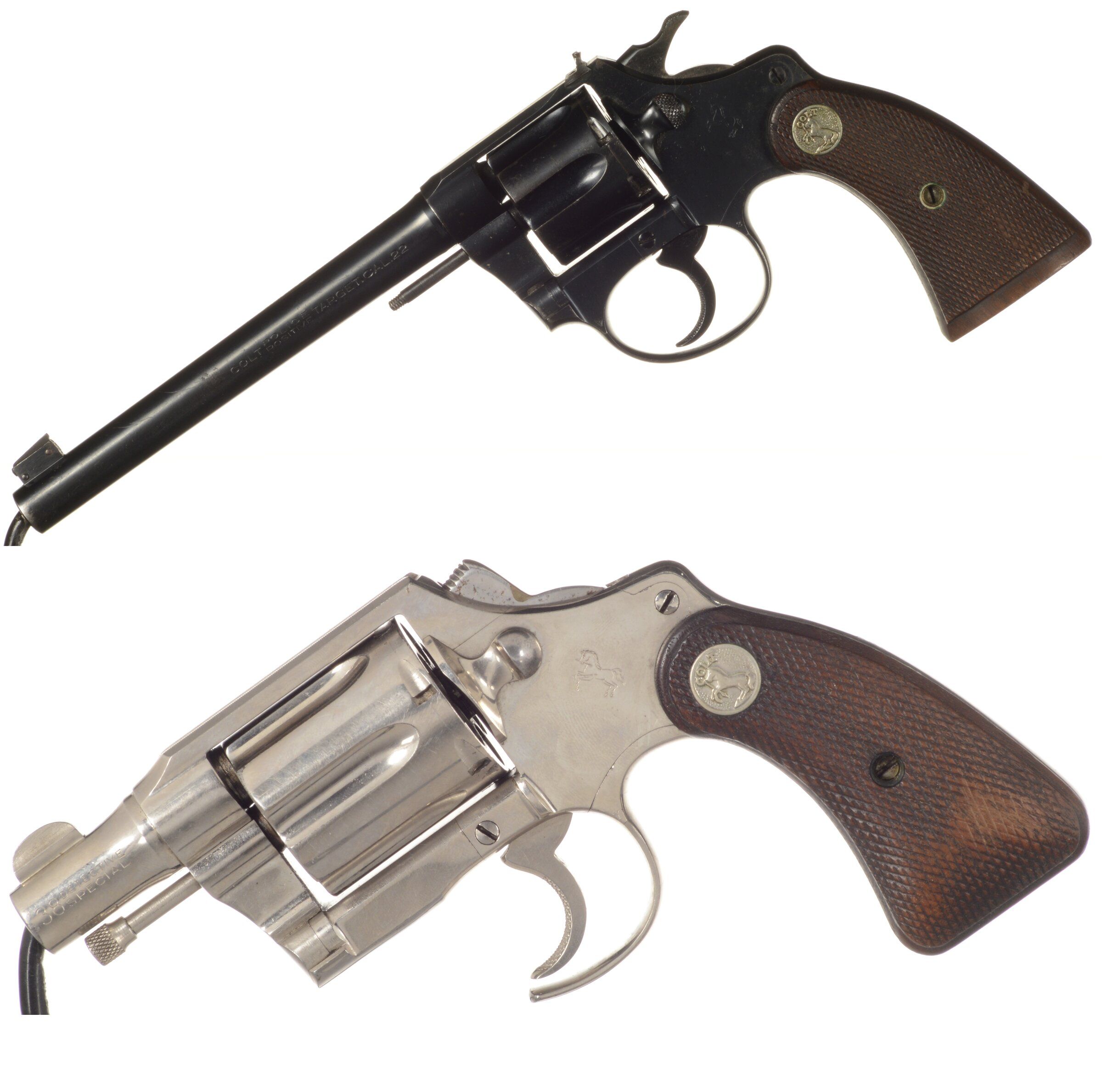 Two Colt Double Action Revolvers | Rock Island Auction