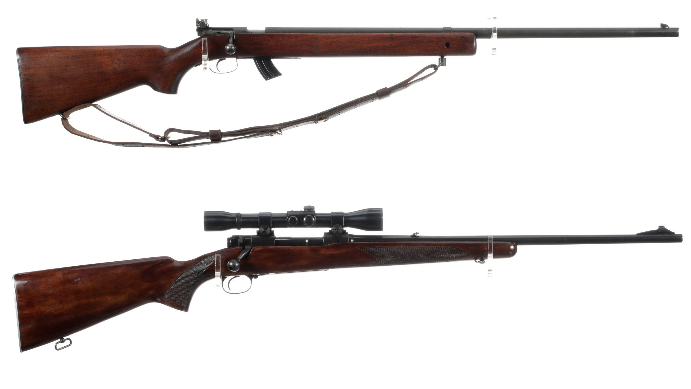 Two Winchester Bolt Action Rifles | Rock Island Auction