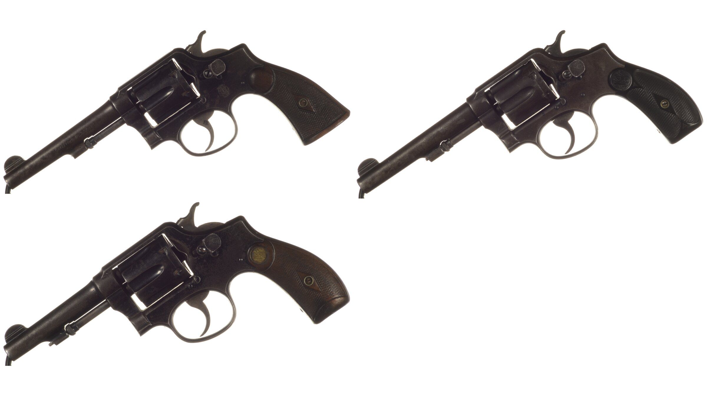 Three Smith & Wesson .38 Military & Police Revolvers | Rock Island Auction