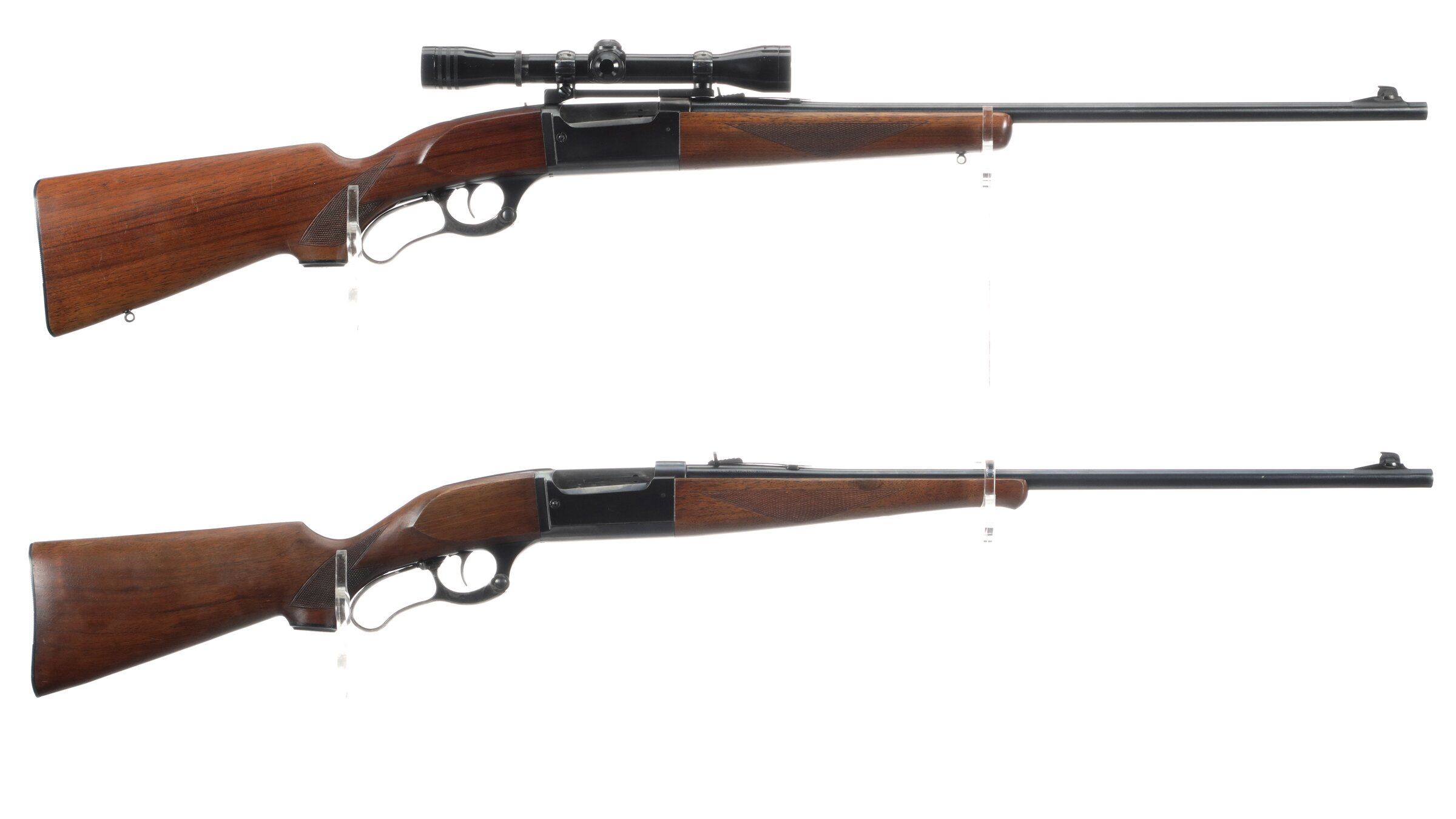 Two Savage Model 99 Lever Action Rifles | Rock Island Auction