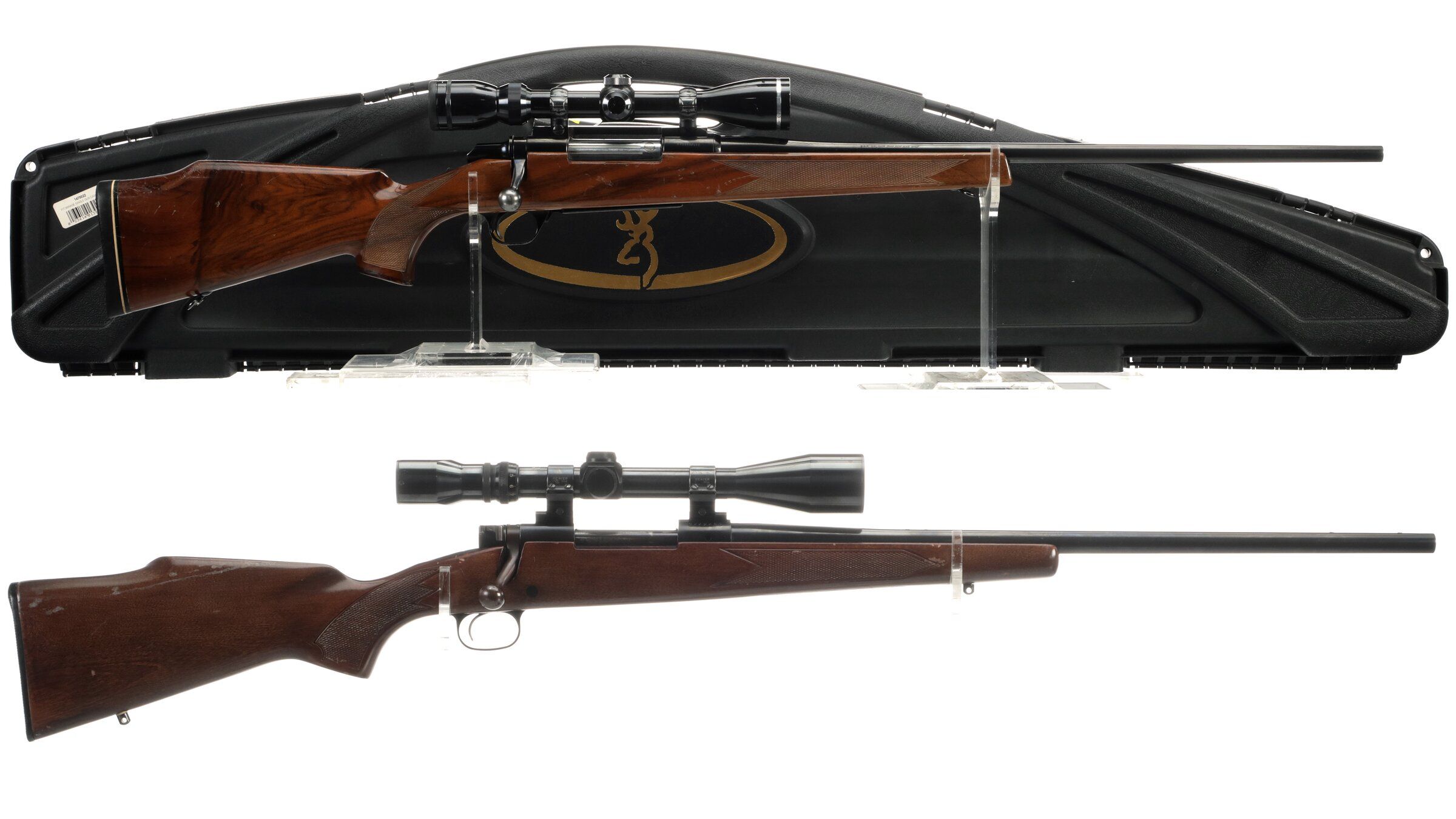 Two Bolt Action Sporting Rifles with Scopes | Rock Island Auction