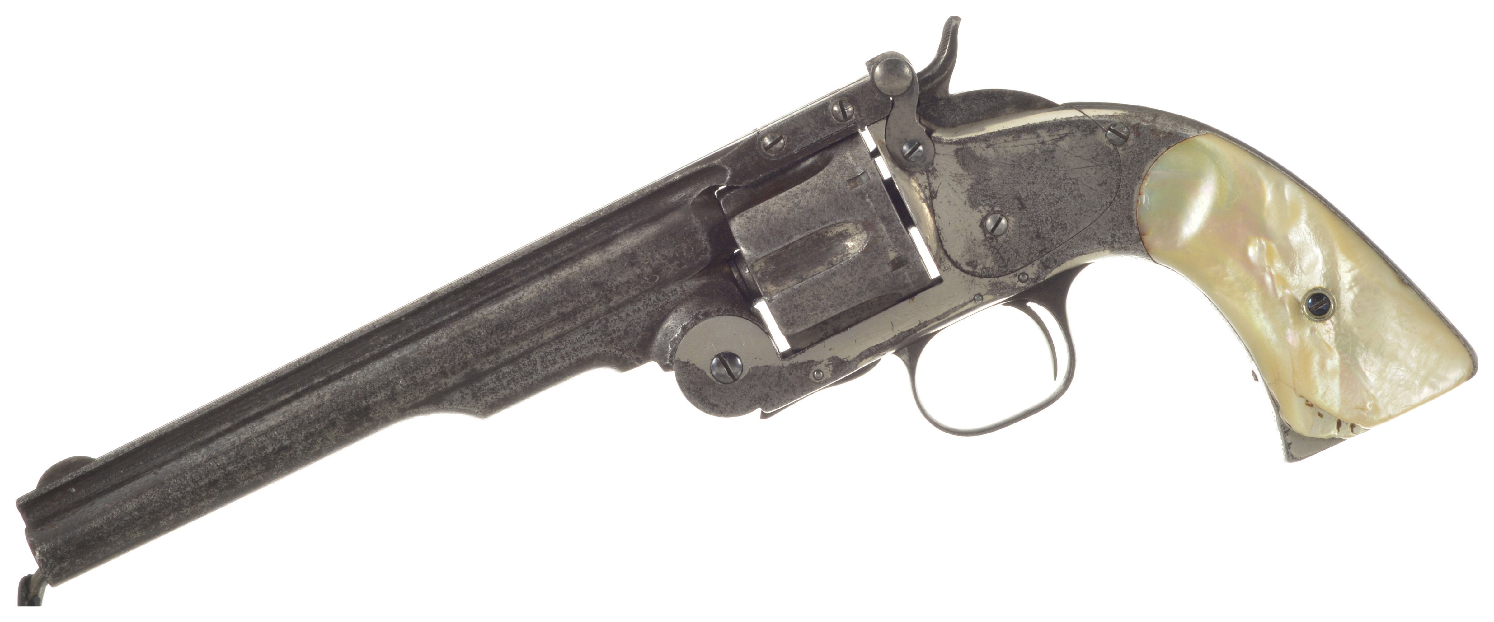 Smith & Wesson Second Model Schofield Revolver with Pearl Grips | Rock ...