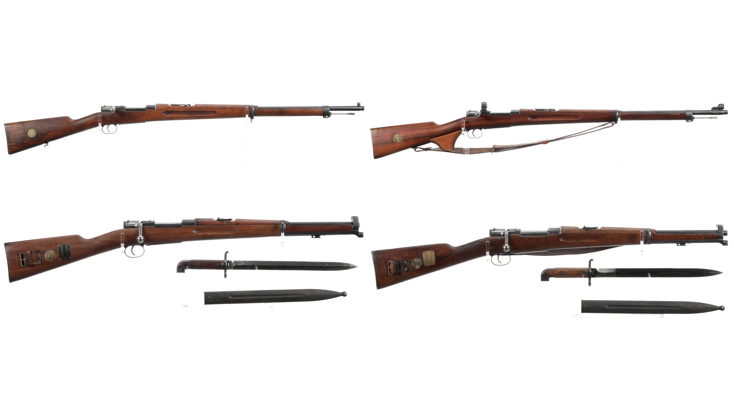 Four Swedish Carl Gustaf Mauser Pattern Rifles | Rock Island Auction