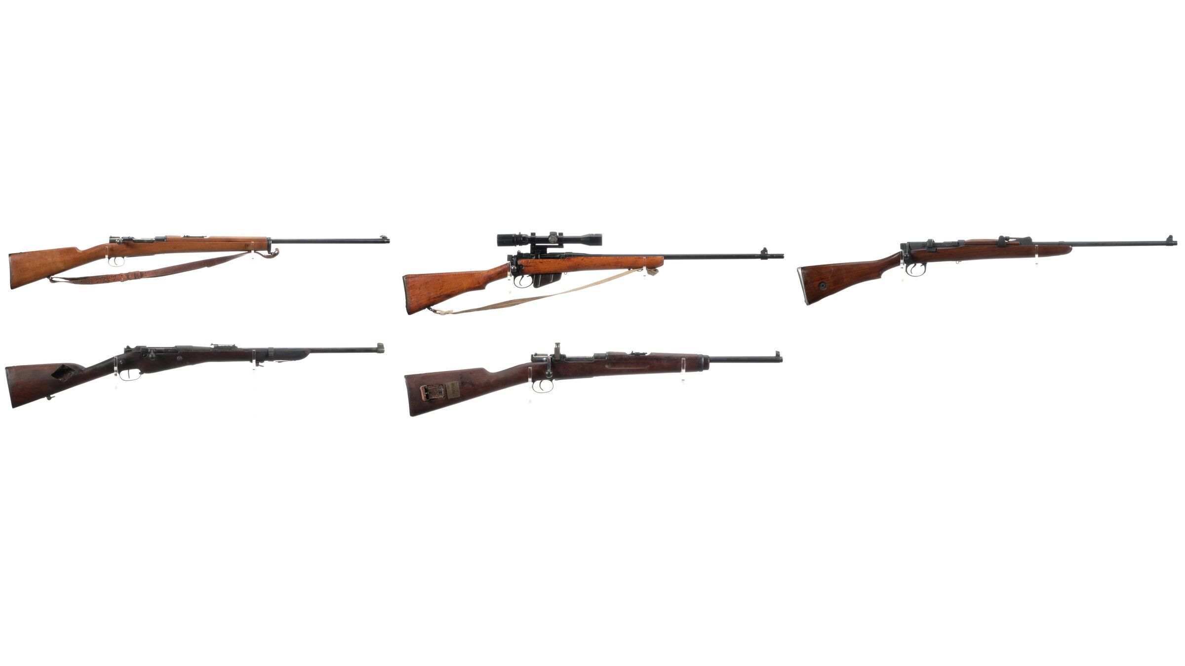 Five Military Pattern Bolt Action Rifles | Rock Island Auction