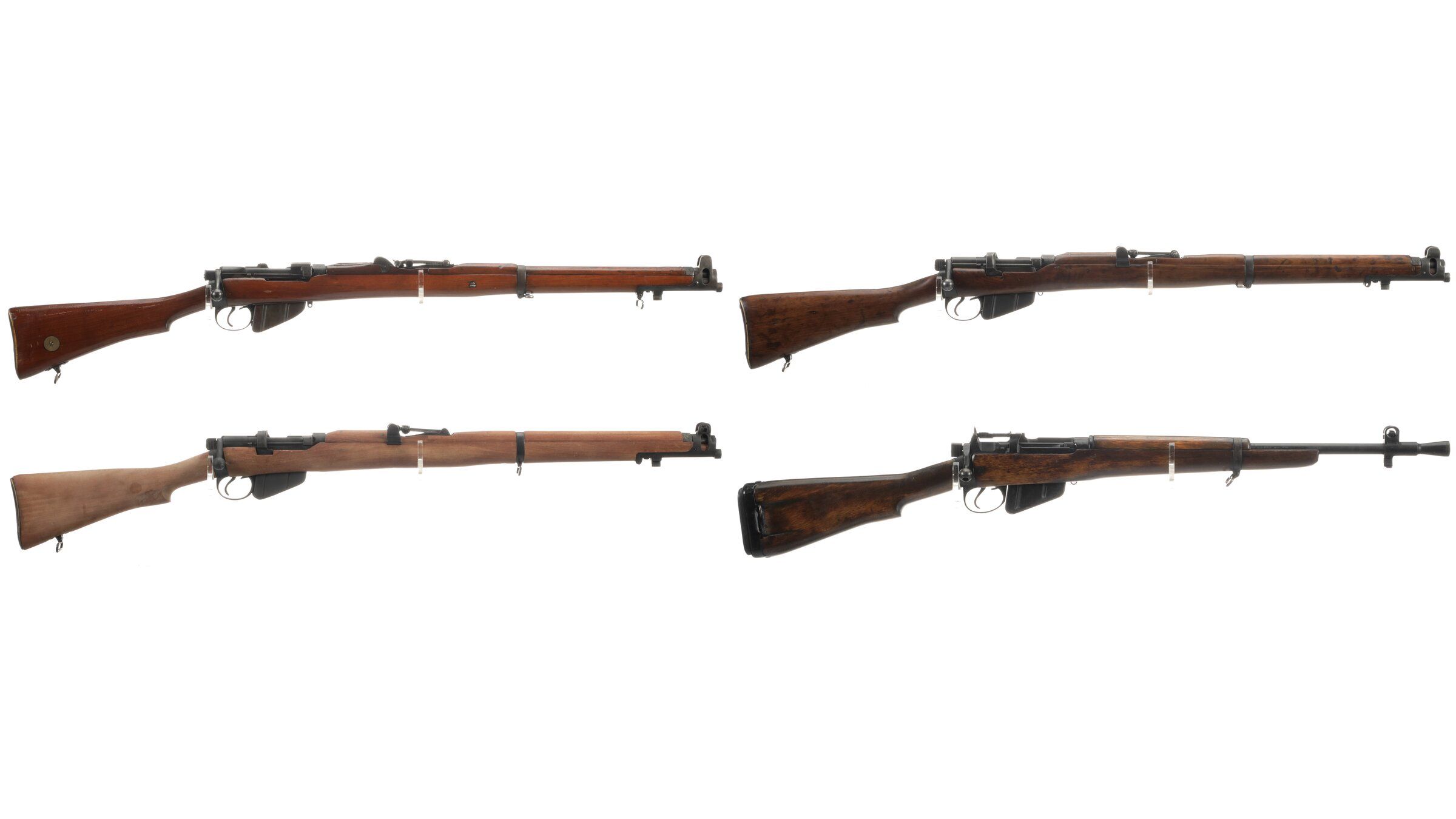 Four Military Enfield Pattern Bolt Action Rifles | Rock Island Auction