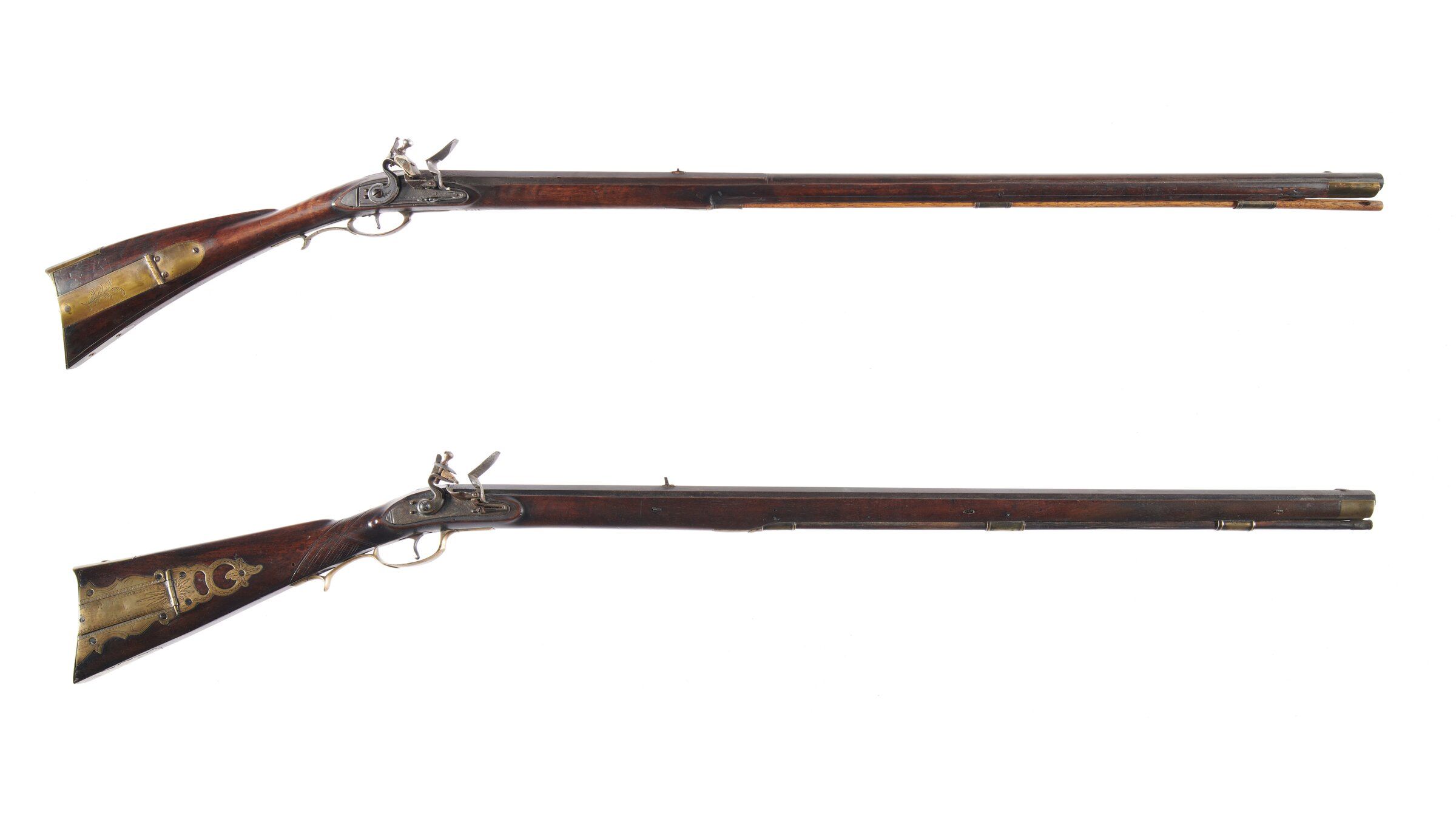 Two American Flintlock Long Guns | Rock Island Auction