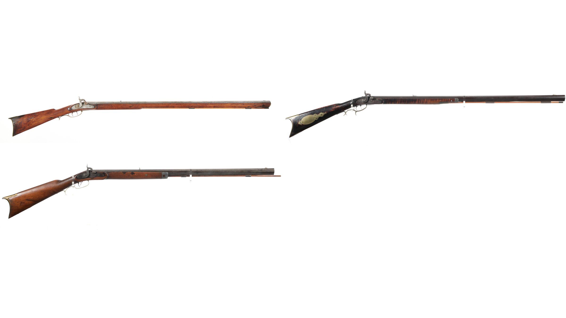 Three American Percussion Rifles | Rock Island Auction