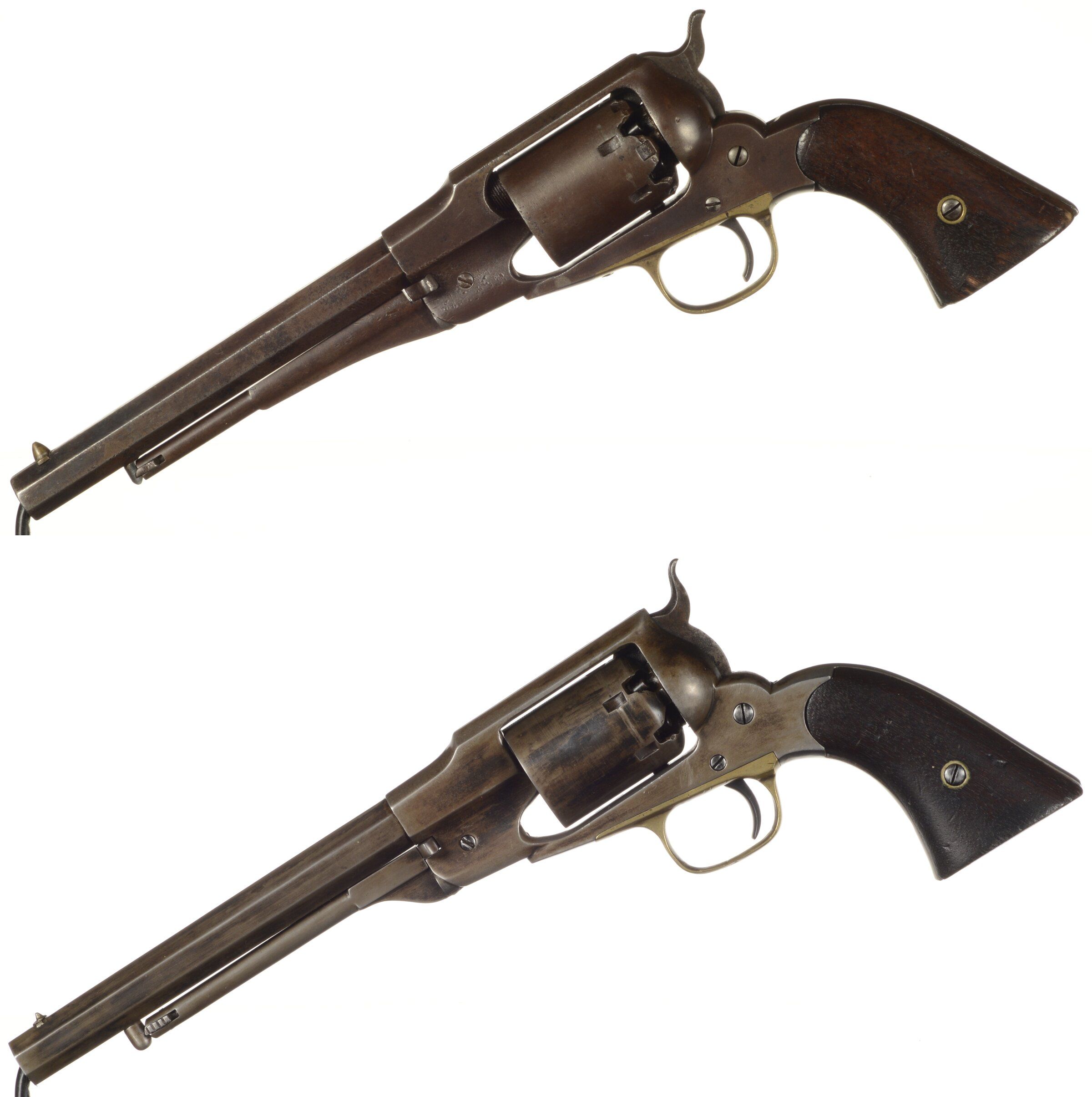 Two Civil War Era E. Remington & Sons New Model Navy Revolvers | Rock ...