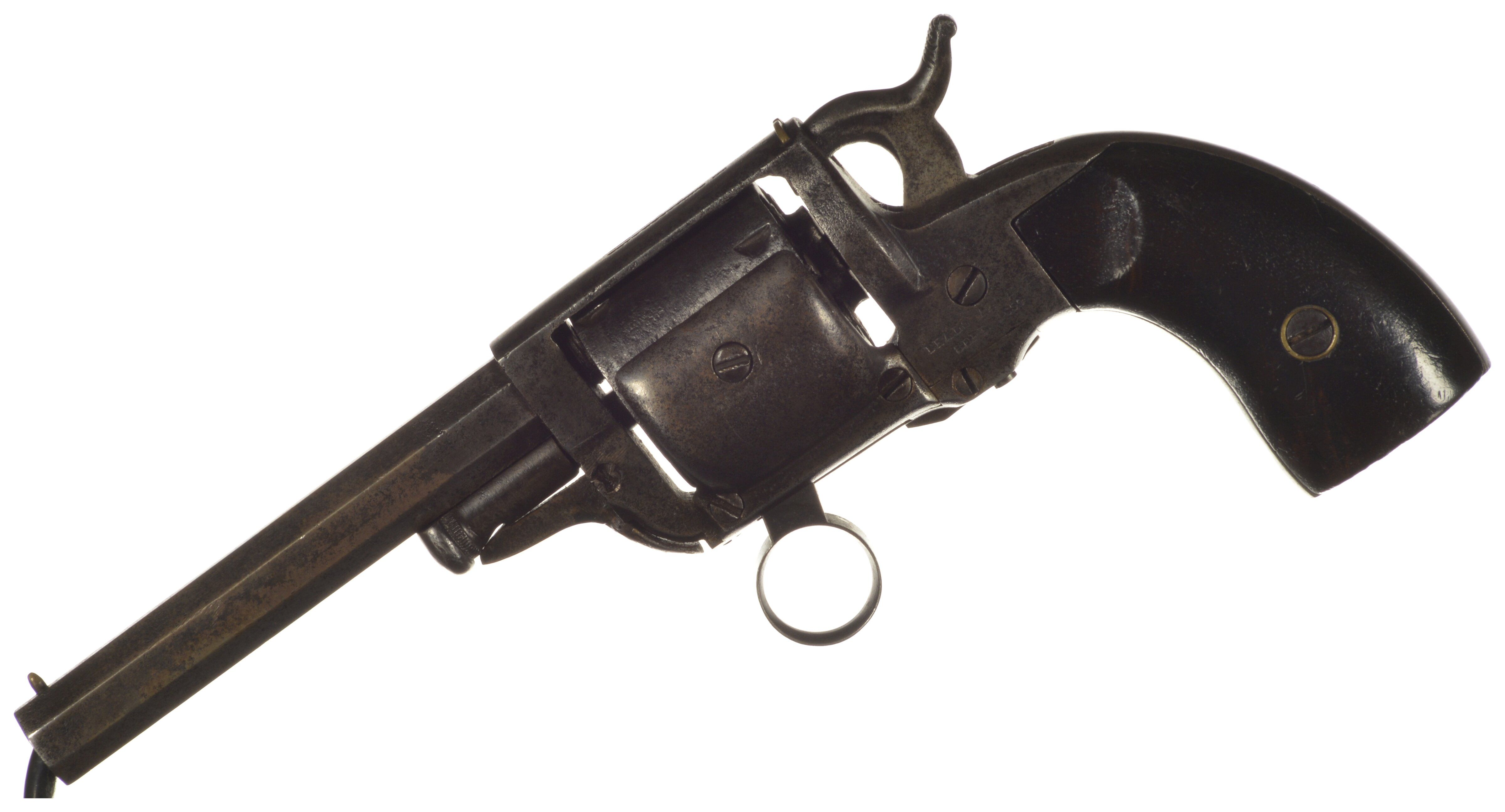 Whitney Beal's Patent "Walking Beam" Pocket Percussion Revolver | Rock ...