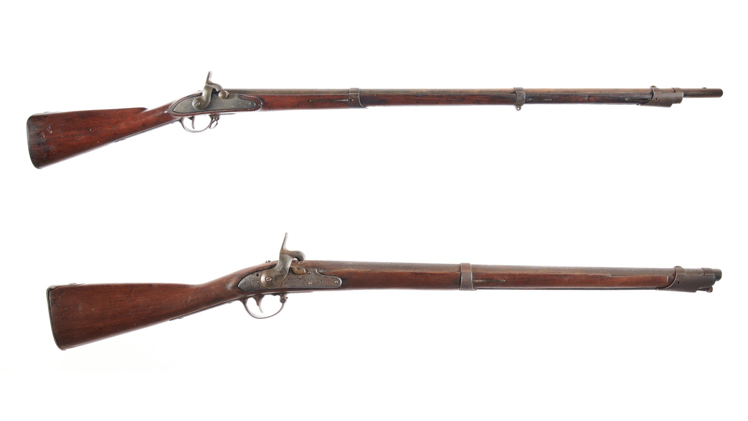 Two Percussion Conversion Whitney Muskets | Rock Island Auction