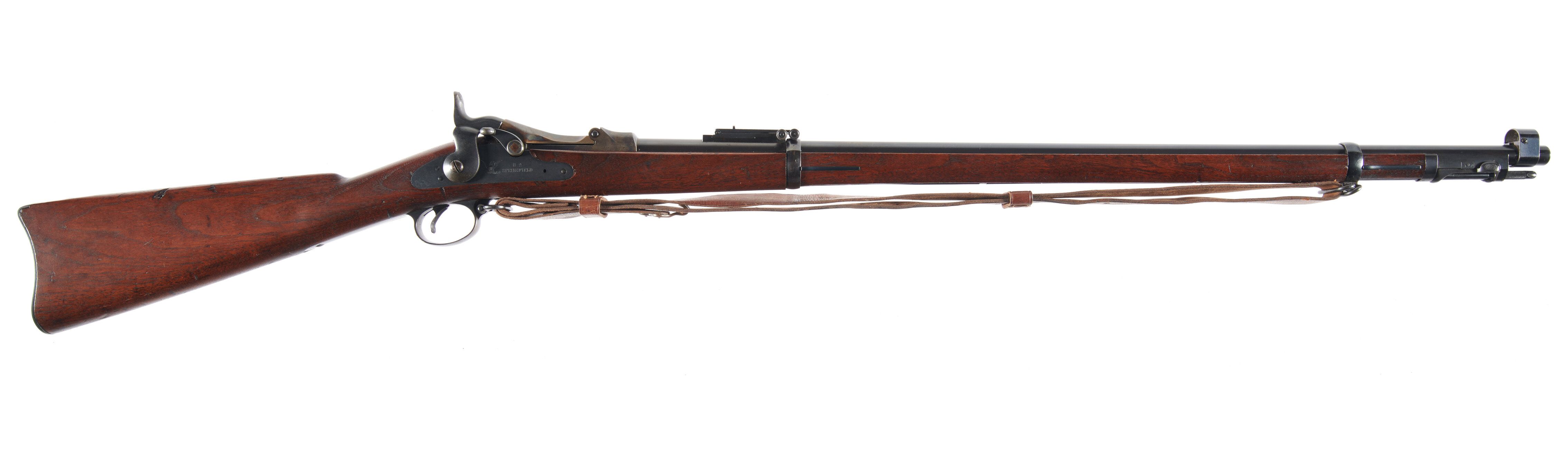 U.S. Springfield Model 1888 Trapdoor Rifle with Ramrod Bayonet | Rock ...