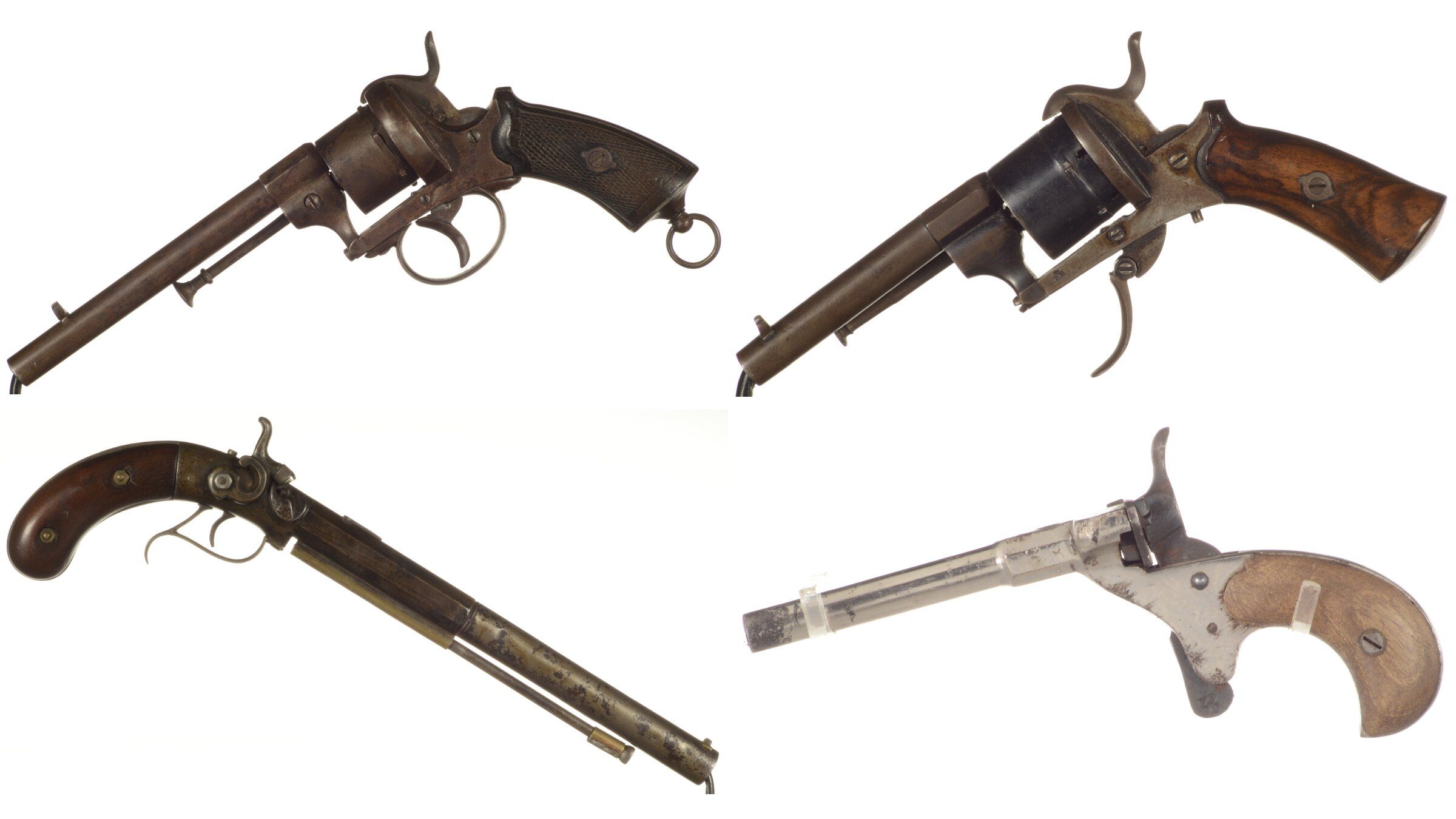 Four Antique Handguns | Rock Island Auction