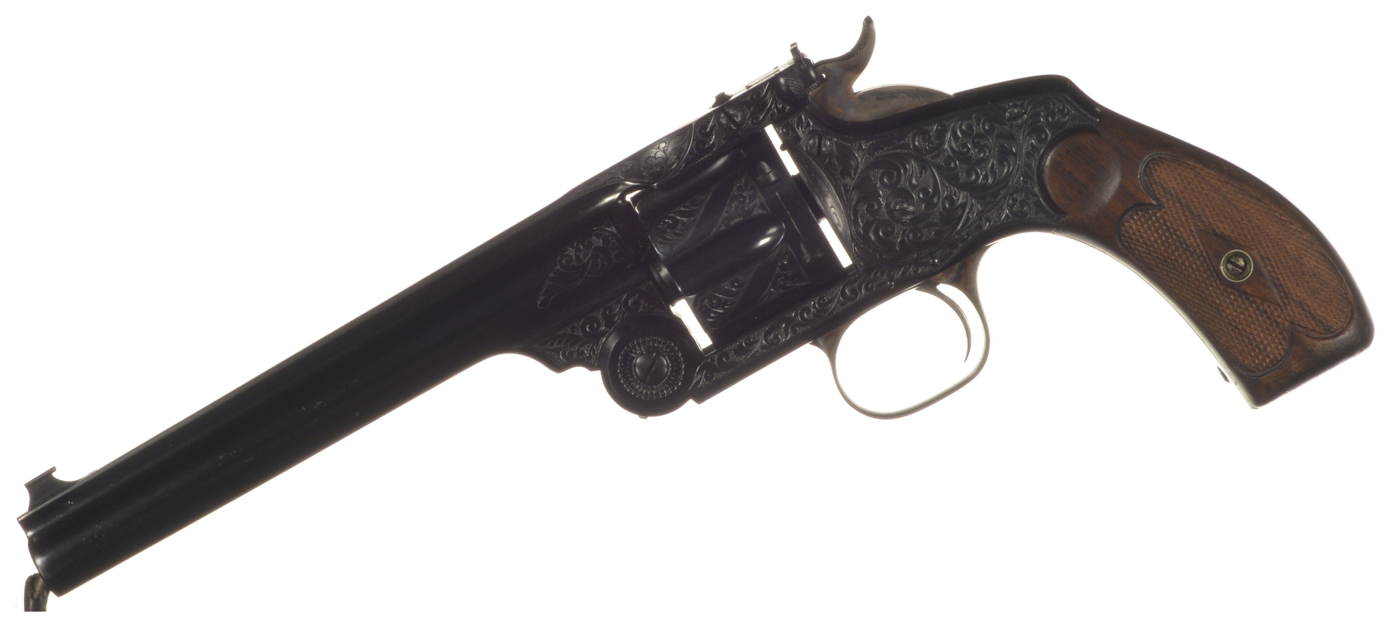 Engraved Smith & Wesson New Model Number Three Target Revolver | Rock ...